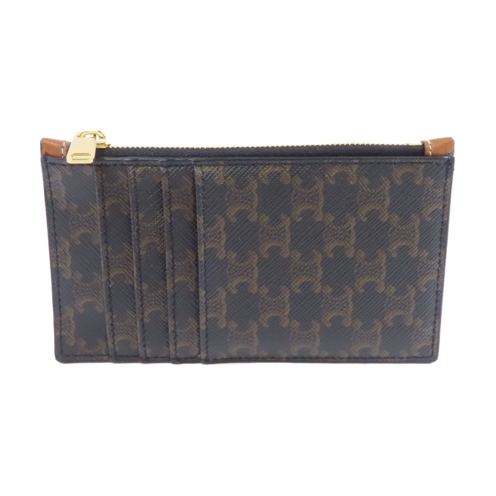 CELINE 塗層帆布Card Case金扣卡片套黑色/棕色 – Brand Off Hong Kong Online Store