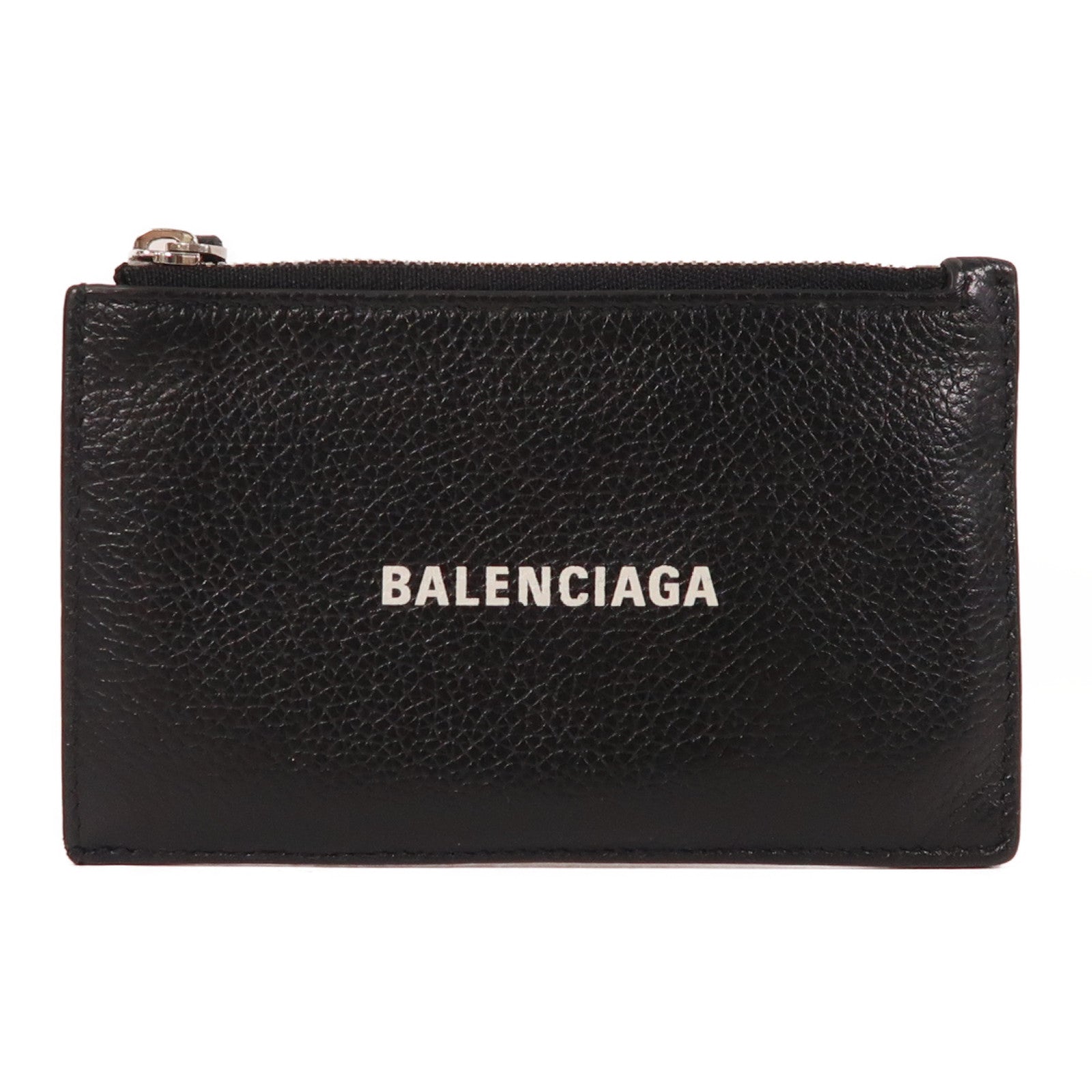 BALENCIAGA 牛皮皮革Card Case銀扣卡片套黑色 – Brand Off Hong Kong Online Store
