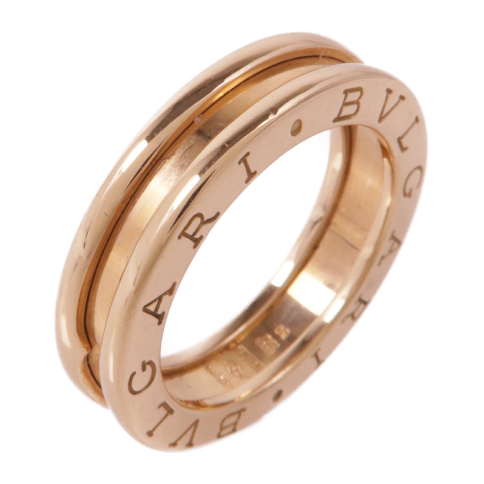 BVLGARI 18K玫瑰金B-zero 1 Band戒指Bvlgari#50/US#5.25 – Brand Off Hong Kong Online Store