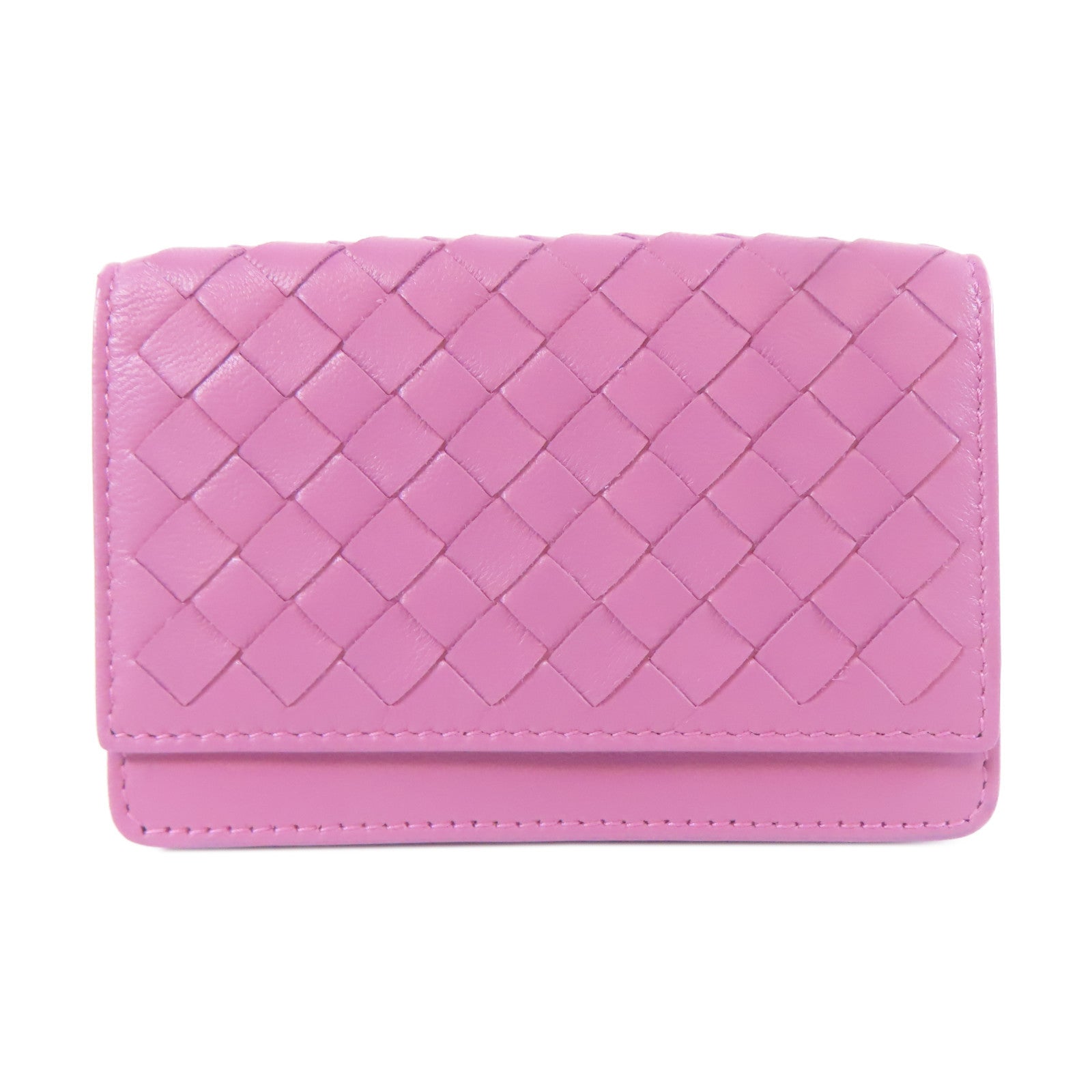 BOTTEGA VENETA 牛皮皮革Card Case黑扣卡片套粉紫色 – Brand Off Hong Kong Online Store