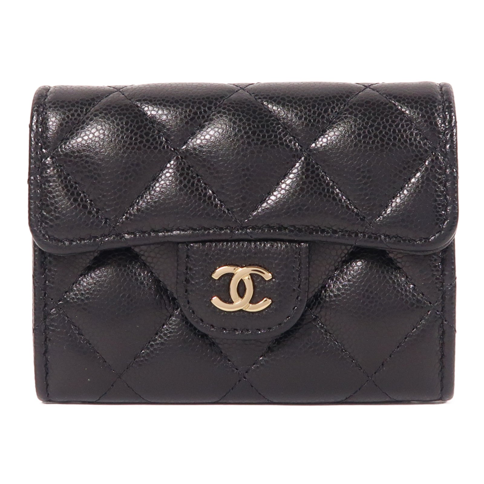 CHANEL 牛皮皮革Card Case金扣卡片套 – Brand Off Hong Kong Online Store