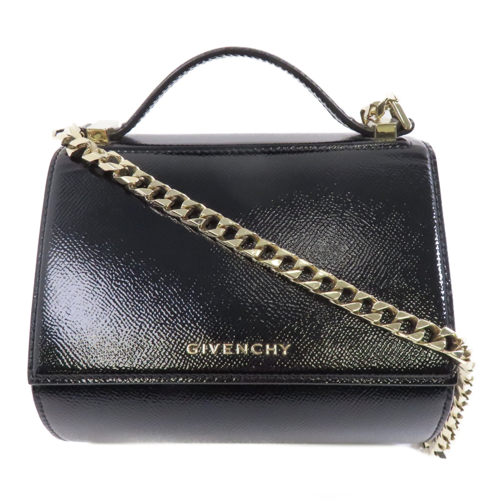 GIVENCHY 牛皮皮革2 Way Shoulder金扣手挽肩背兩用袋黑色 – Brand Off Hong Kong Online Store