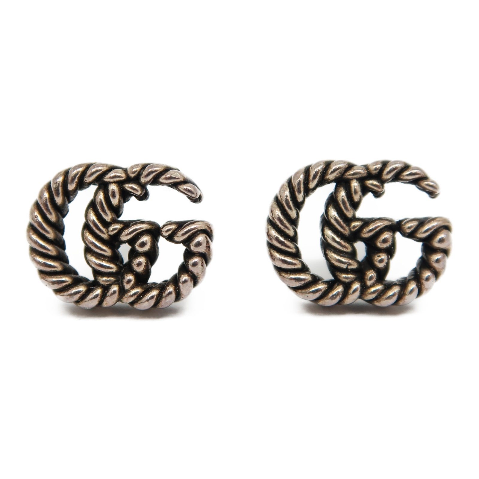 GUCCI 925純銀Double G Earrings耳環銀色 – Brand Off Hong Kong Online Store
