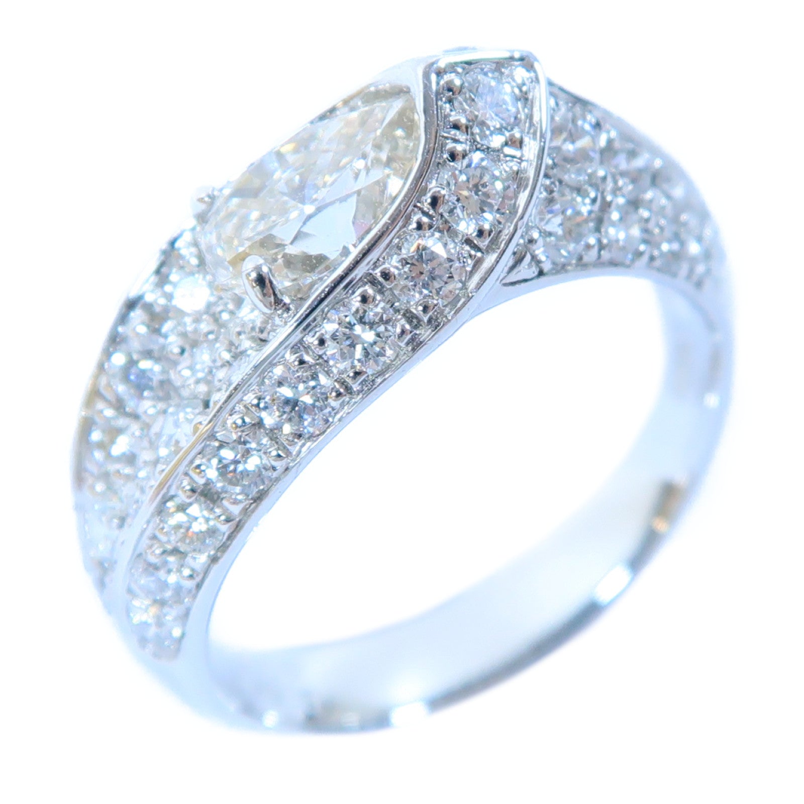 JEWELRY PT900鉑金Diamond Ring 1.00ct/0.640ct鑽石戒指US#6.5 – Brand Off Hong Kong Online Store