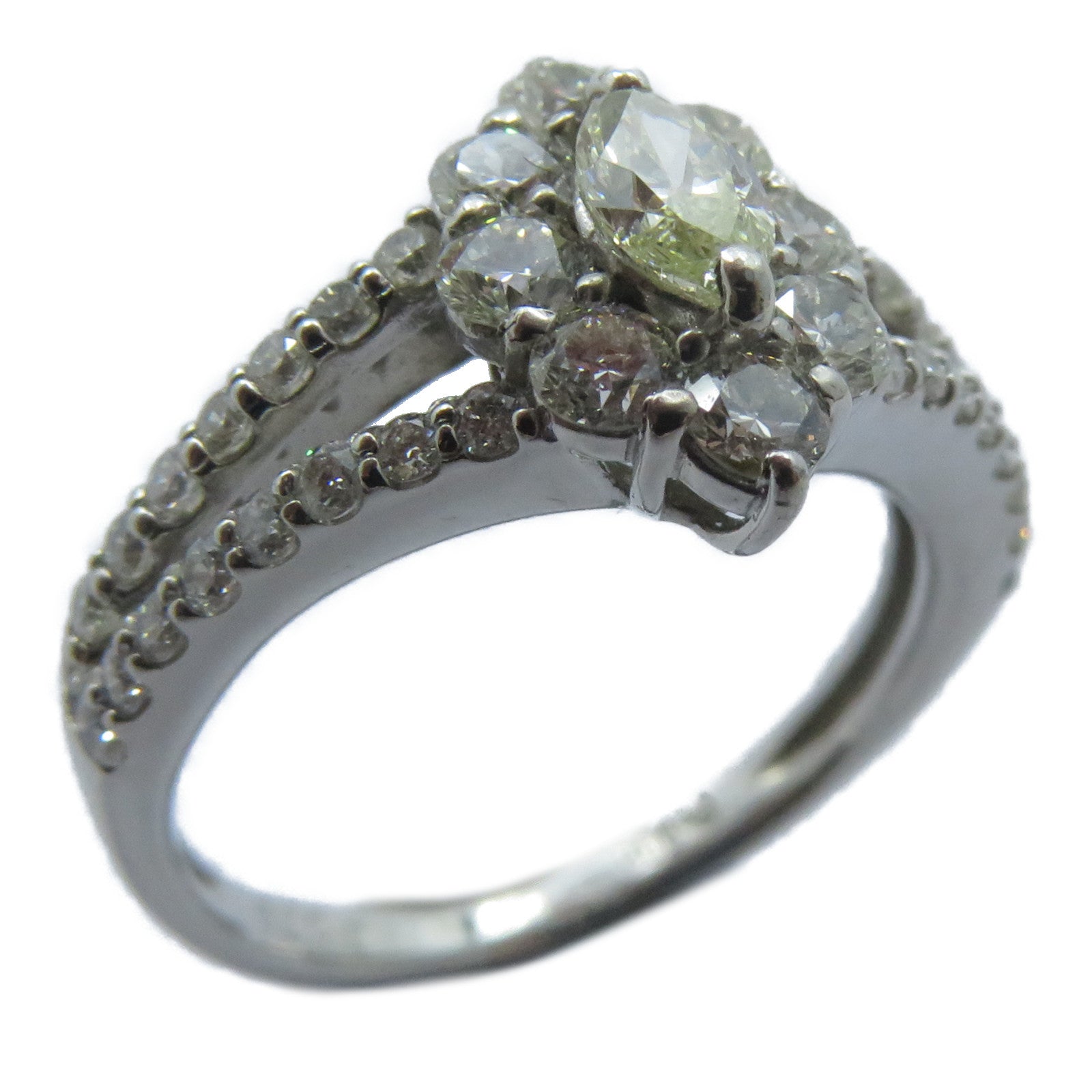 JEWELRY PT900鉑金Diamond Ring 0.23/0.79ct鑽石戒指US#4.5 – Brand Off Hong Kong Online Store