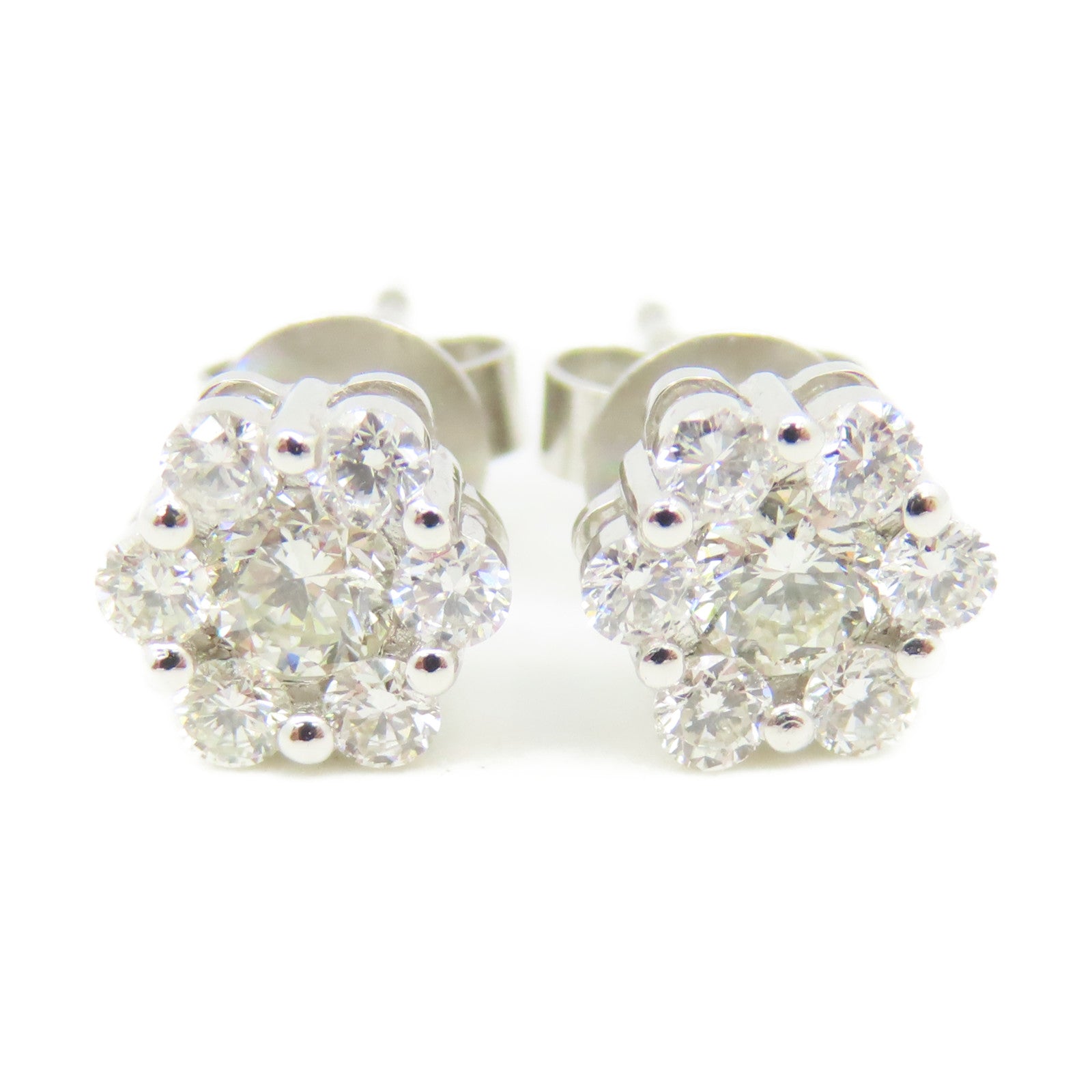 JEWELRY 18K白金Diamond Earrings 0.09ct/0.089ct鑽石耳環 – Brand Off Hong Kong Online Store
