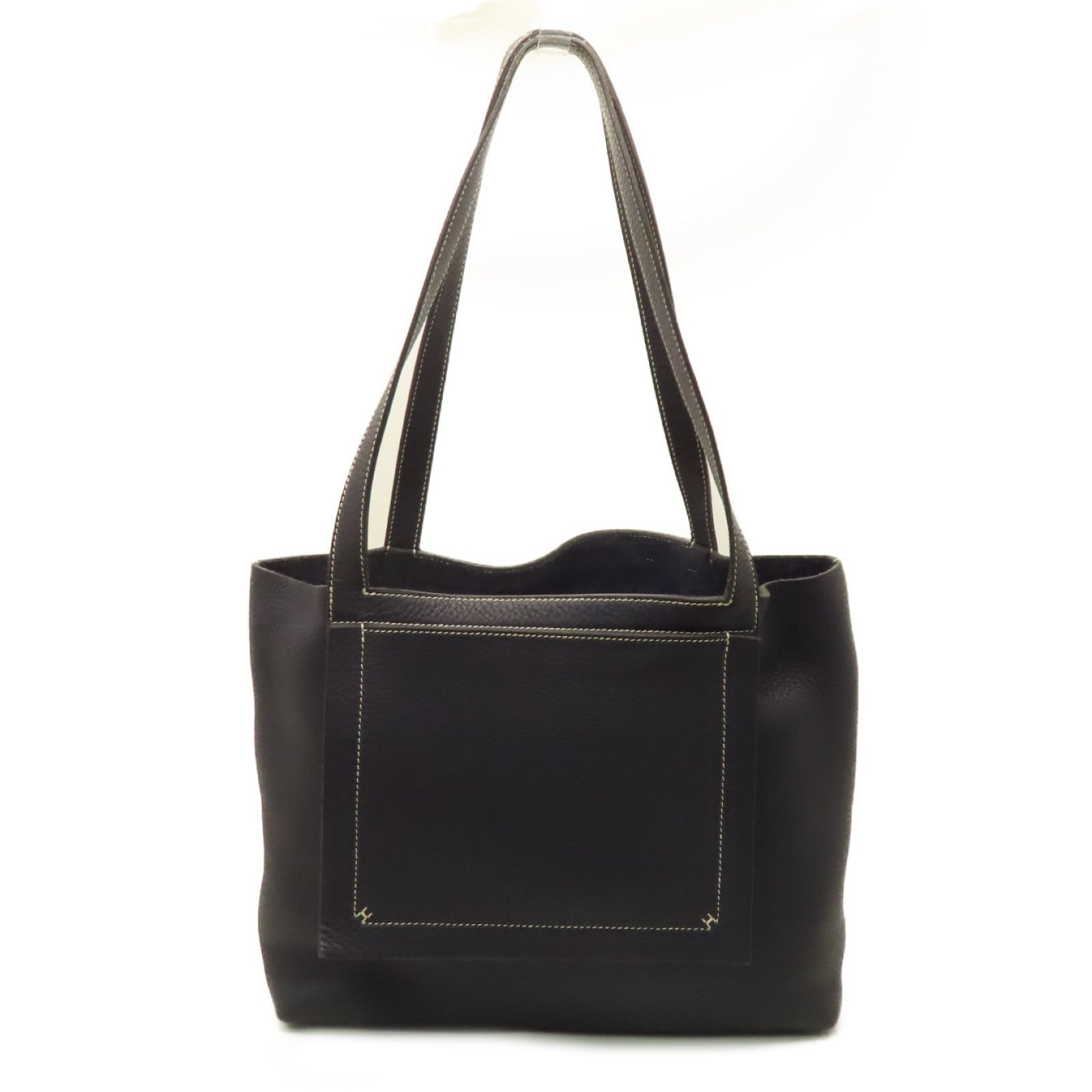 HERMES Clemence皮革Cabasellier 31 Shoulder Bag肩背袋Bleu Nuit午夜藍色 – Brand Off Hong Kong Online Store