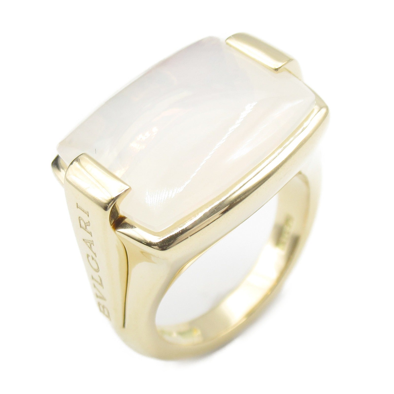 BVLGARI 18K黃金Allegra Quartz Ring石英戒指US#5.25 – Brand Off Hong Kong ...