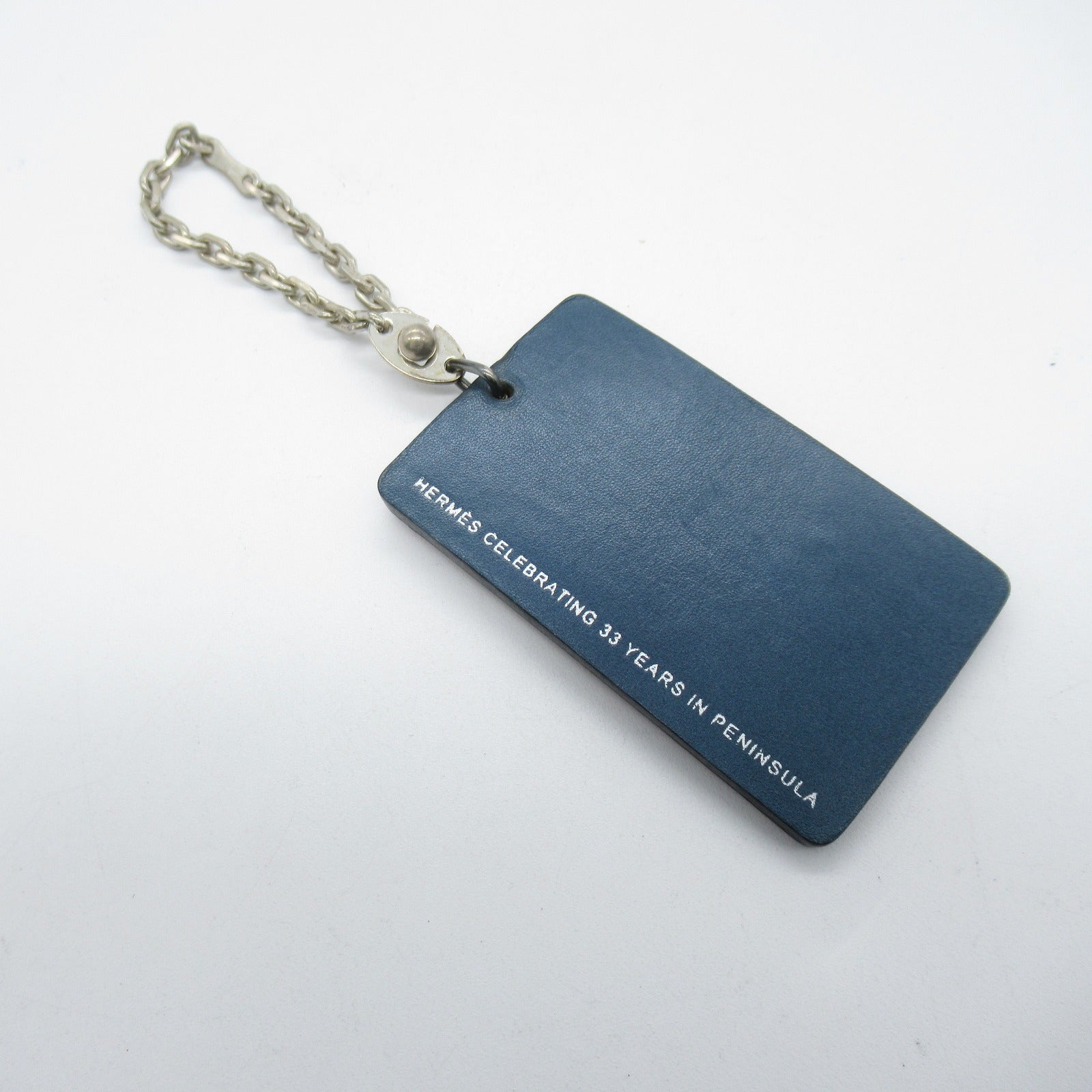 HERMES 【激減優惠】皮革Key Chain Ship 33 YEARSIN PENINSULA掛飾藍色 – Brand Off Hong ...
