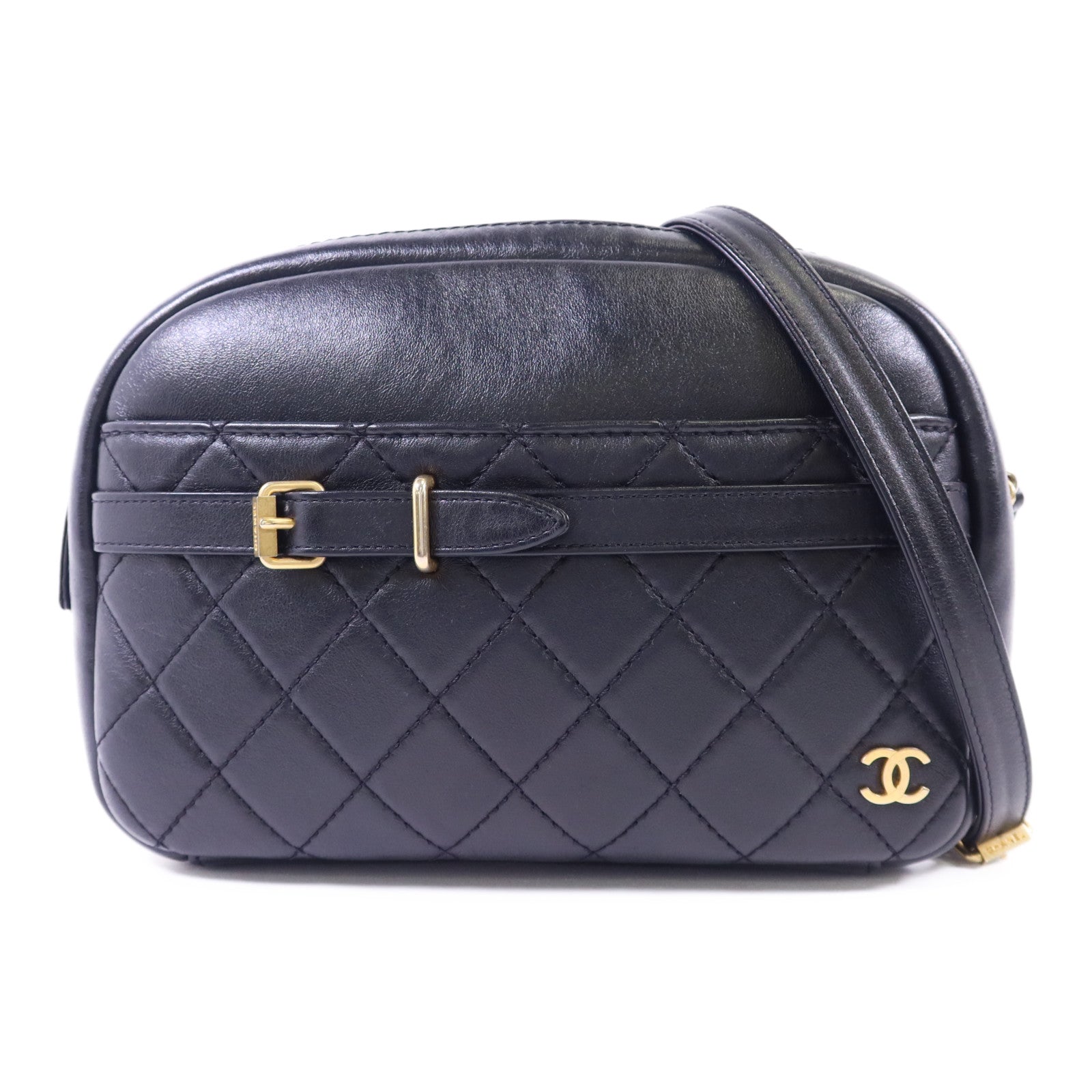 CHANEL 牛皮皮革Shoulder Bag金扣肩背袋 – Brand Off Hong Kong Online Store