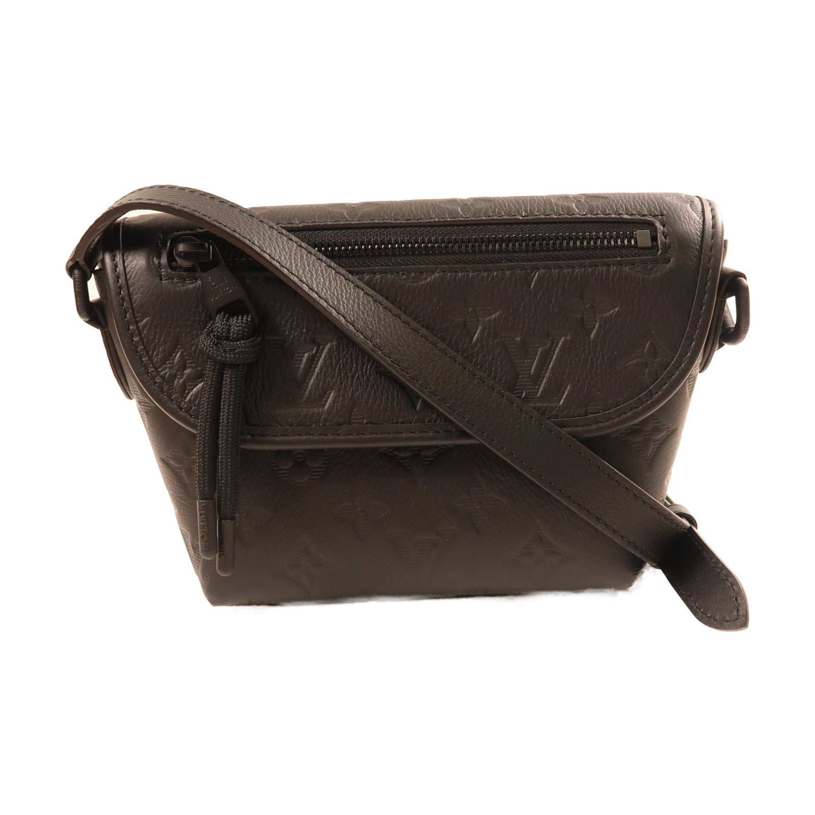 LOUIS VUITTON Monogram Shadow Pulse Wearable Wallet肩背袋黑色 – Brand Off ...