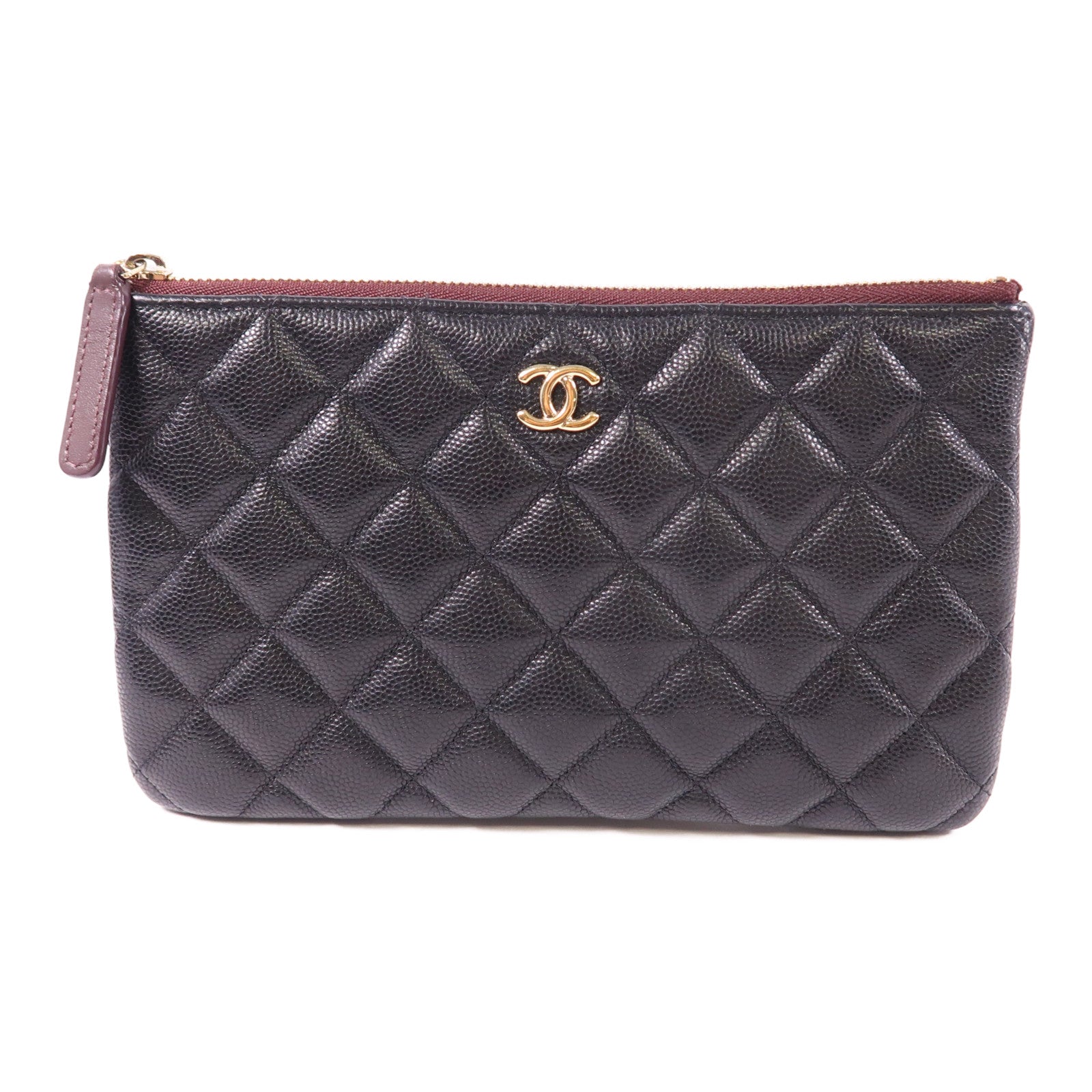 CHANEL 牛皮皮革Clutch金扣手拿包 – Brand Off Hong Kong Online Store