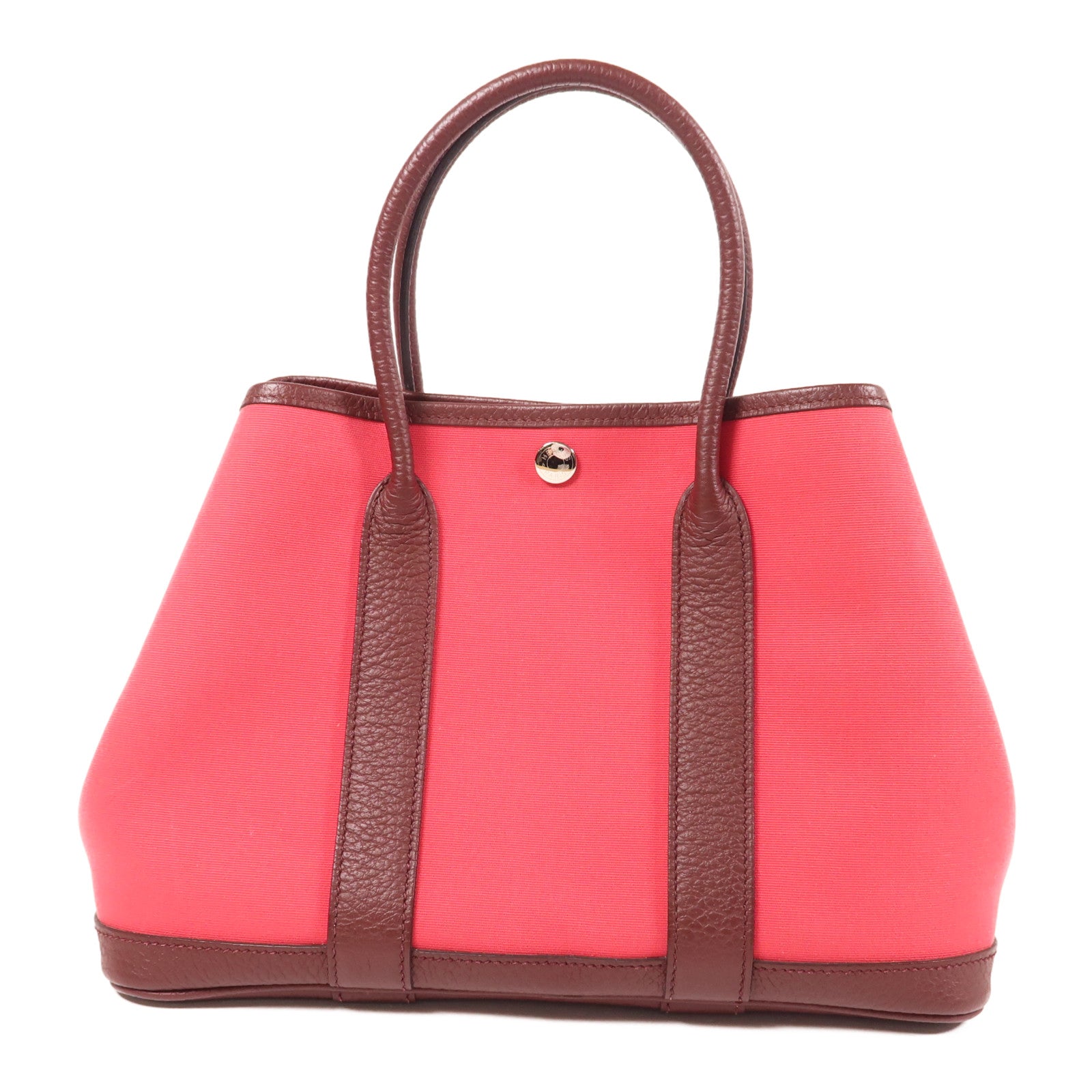 HERMES 帆布Garden Party TPM銀扣手挽袋Bordeaux – Brand Off Hong Kong Online Store