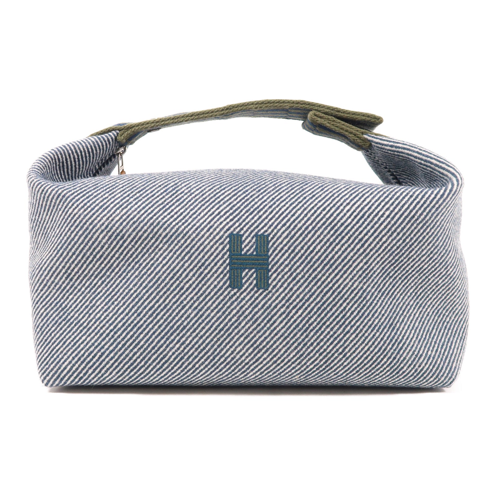 HERMES 帆布Bride A-Brac Case GM銀扣手挽袋 – Brand Off Hong Kong Online Store