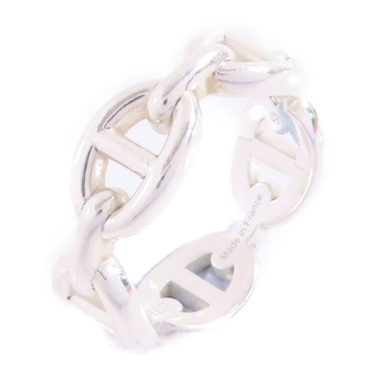 HERMES 925純銀Chaine Dancre Ring戒指Hermes#53/US#6.25 – Brand Off Hong Kong Online Store