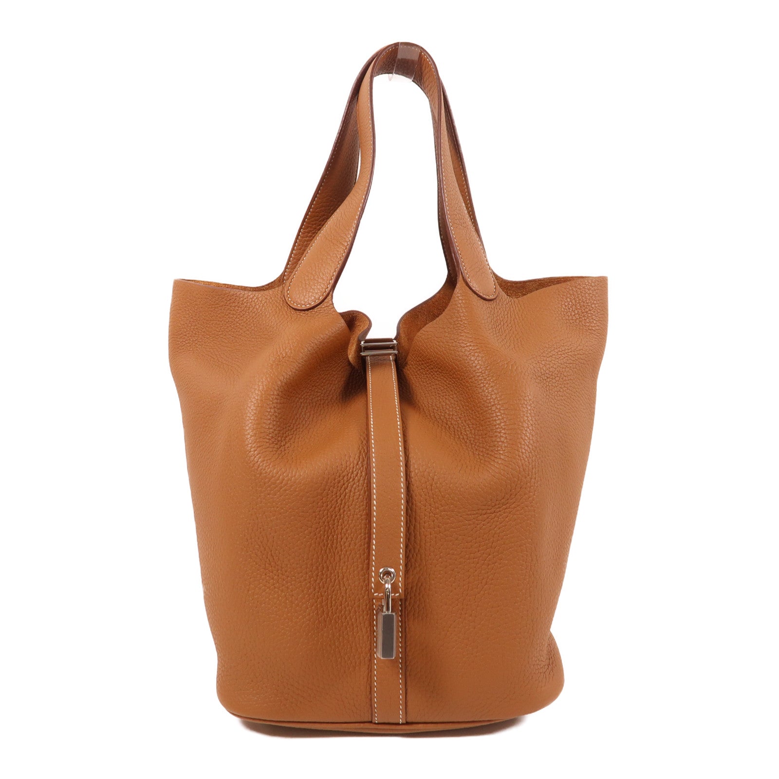 HERMES Clemence皮革Picotin GM銀扣手挽袋金色 – Brand Off Hong Kong Online Store