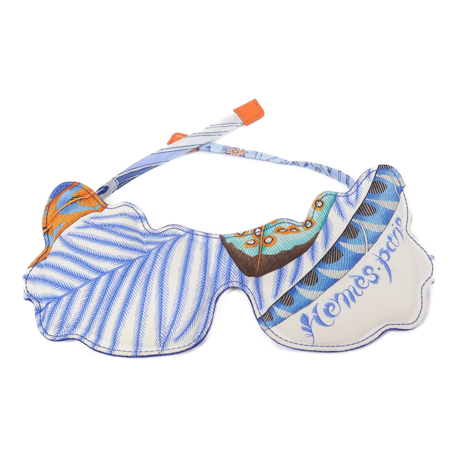 HERMES 絲質/皮革Not Sleepy Butterfly Travel Mask眼罩藍色 – Brand Off Hong Kong ...