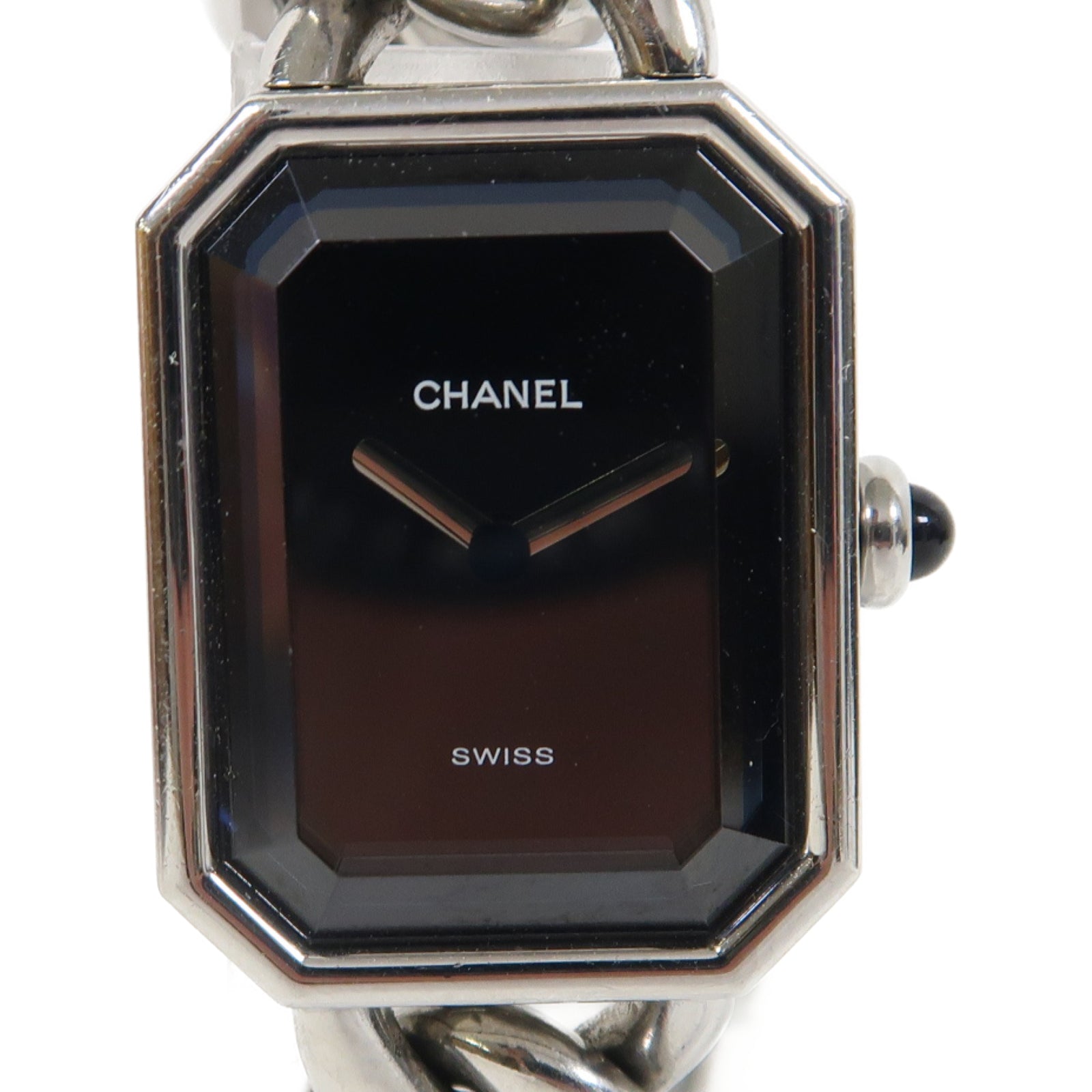 CHANEL Premiere M不鏽鋼手錶自動機芯黑色 – Brand Off Hong Kong Online Store