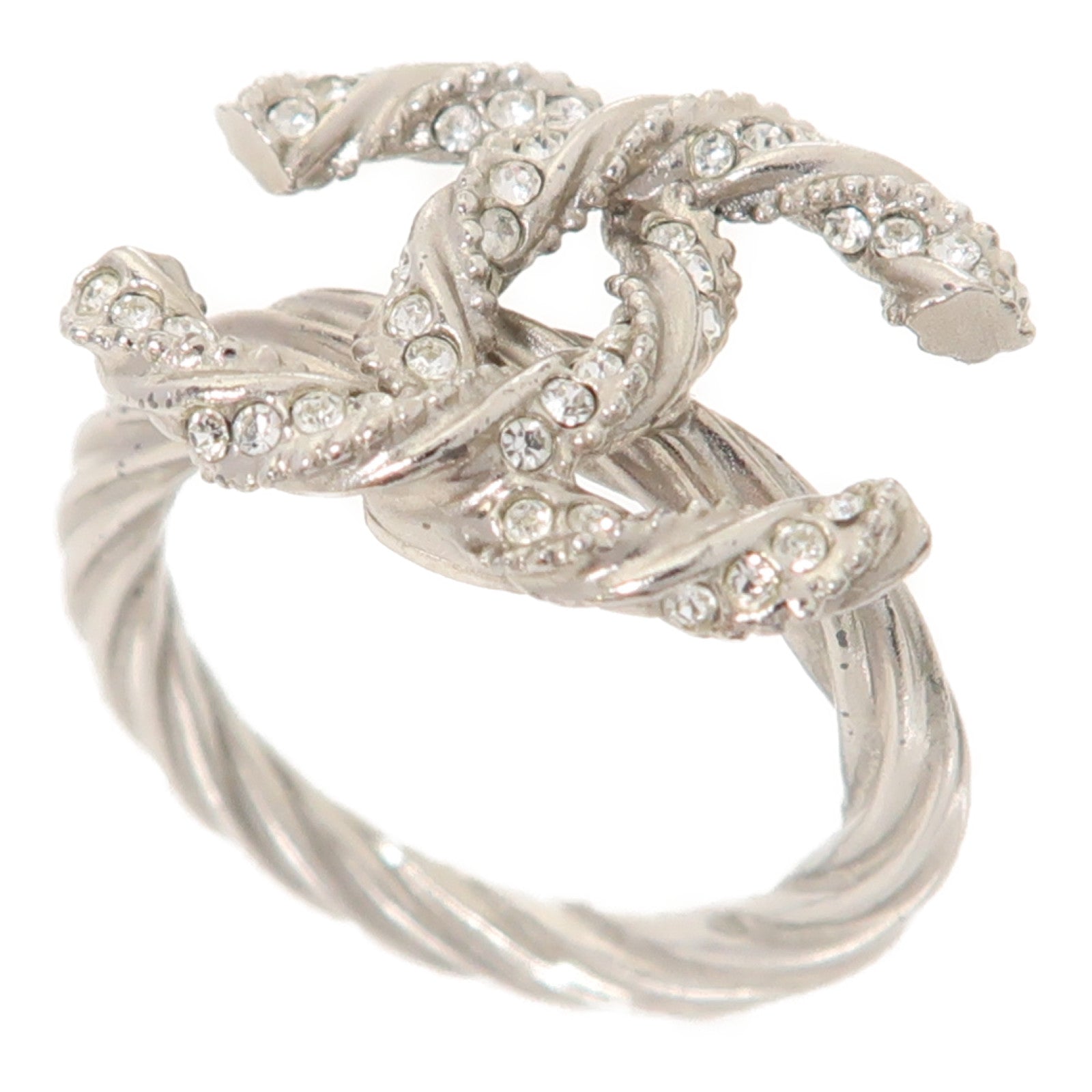 CHANEL 金屬CC Logo Ring戒指US#6 – Brand Off Hong Kong Online Store