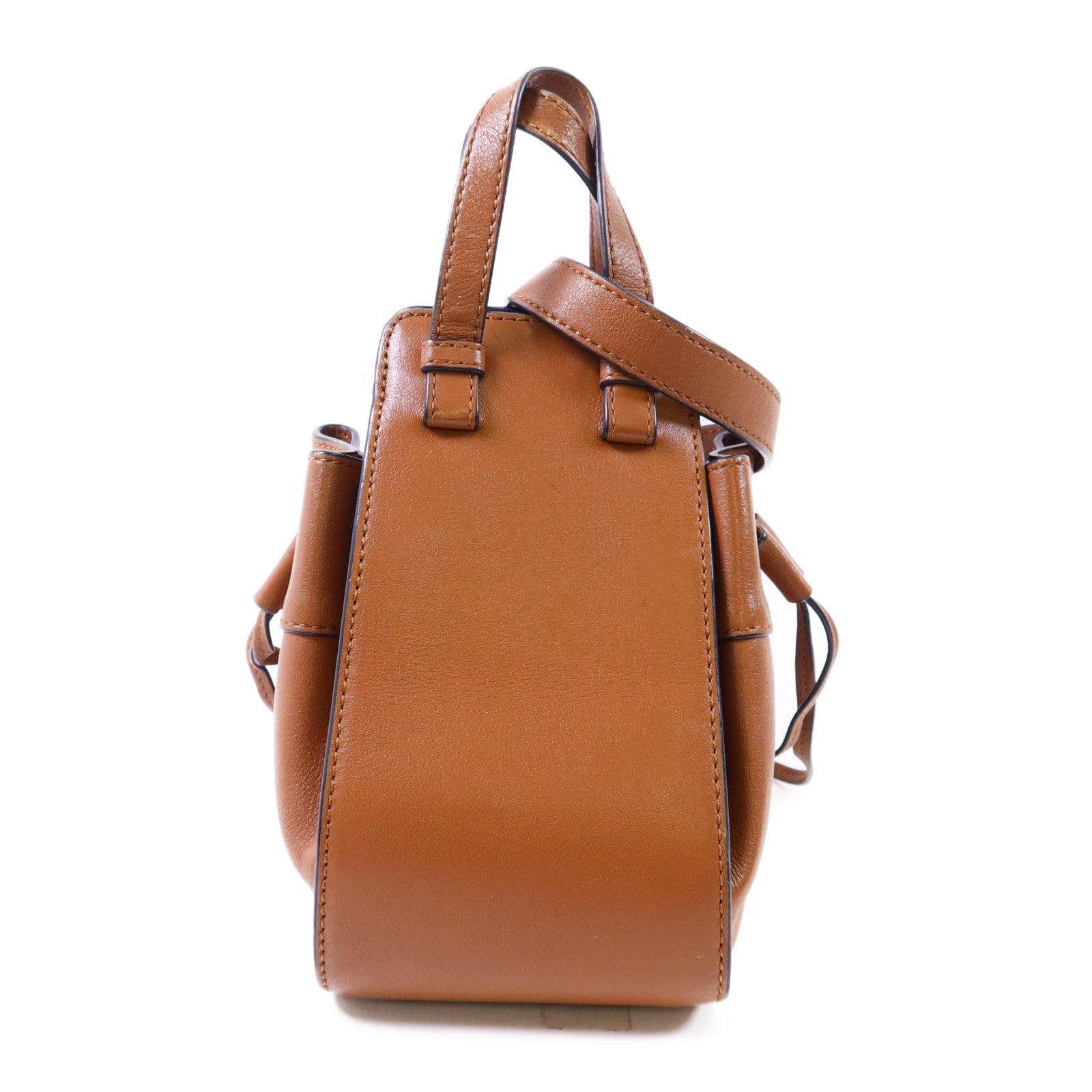 LOEWE 牛皮皮革Mini Hammock Drawstring銀扣手挽肩背兩用袋 – Brand Off Hong Kong Online ...