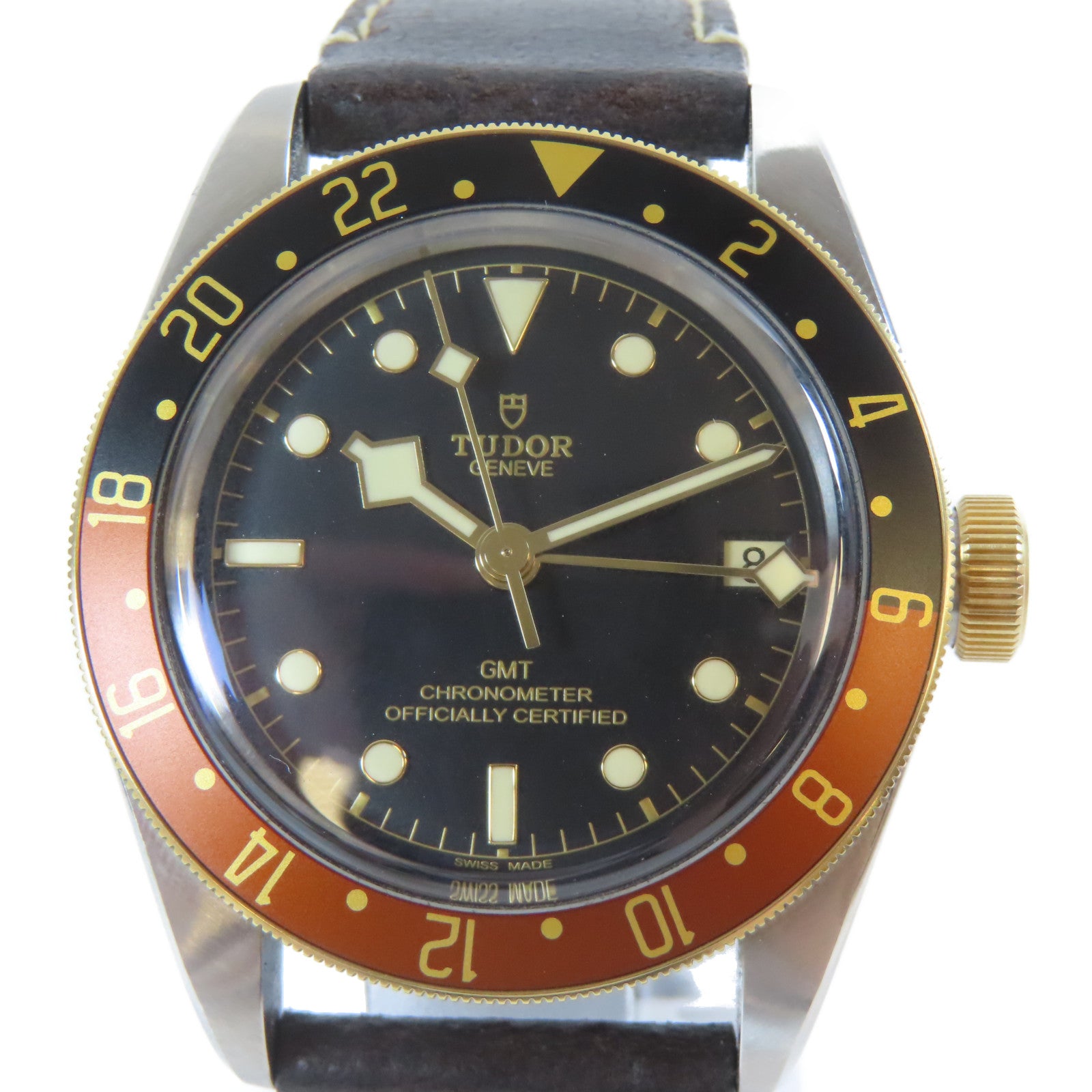 TUDOR Automatic Black Bay GMT 18K黃金/不鏽鋼自動機芯手錶黑色#19cm – Brand Off Hong Kong Online Store