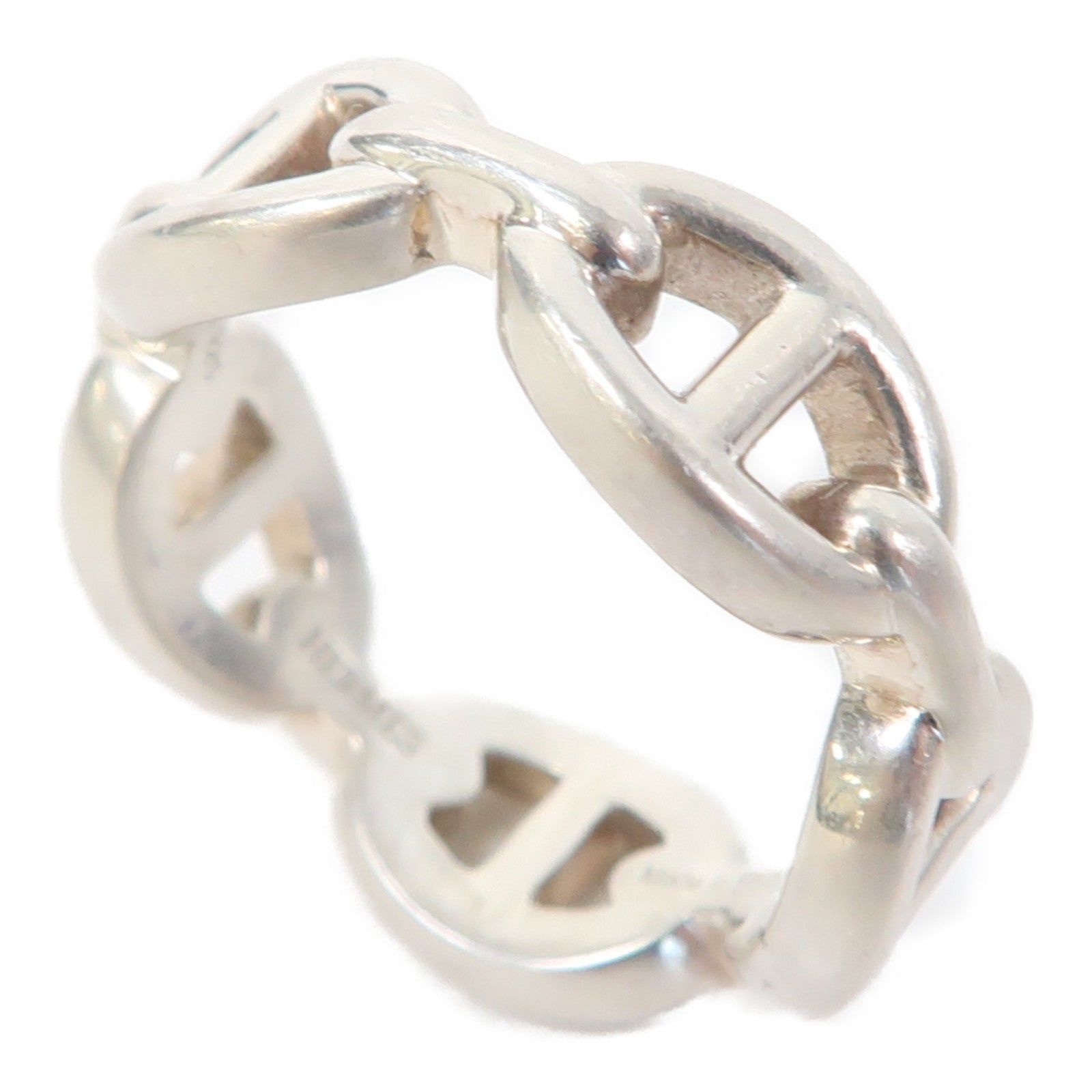 HERMES 925純銀Chain D'Ancre Ring戒指US#6.5 – Brand Off Hong Kong Online Store