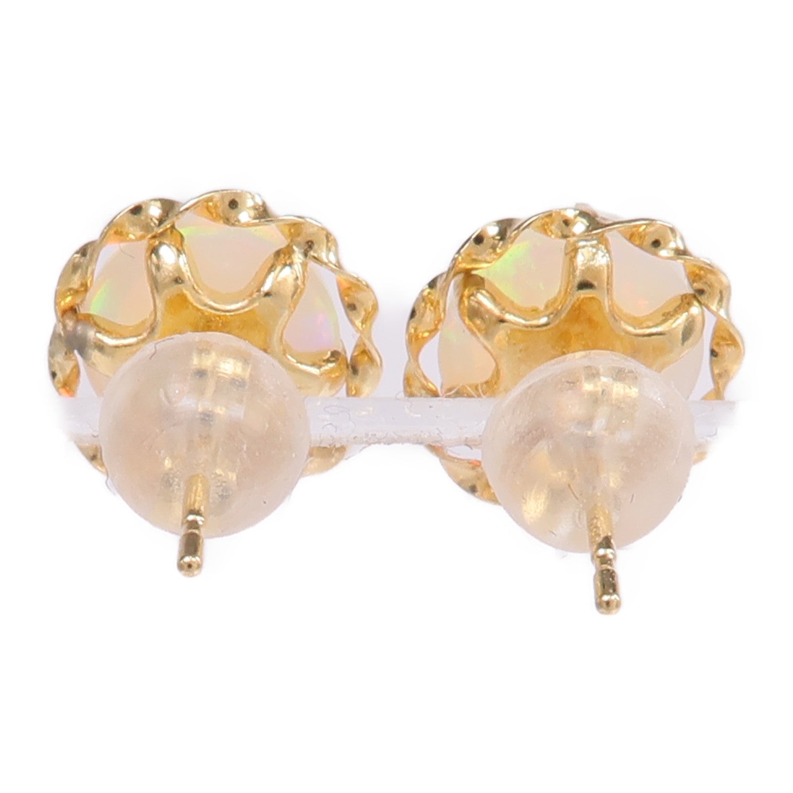 JEWELRY 18K黃金Opal Earrings蛋白石耳環 – Brand Off Hong Kong Online Store