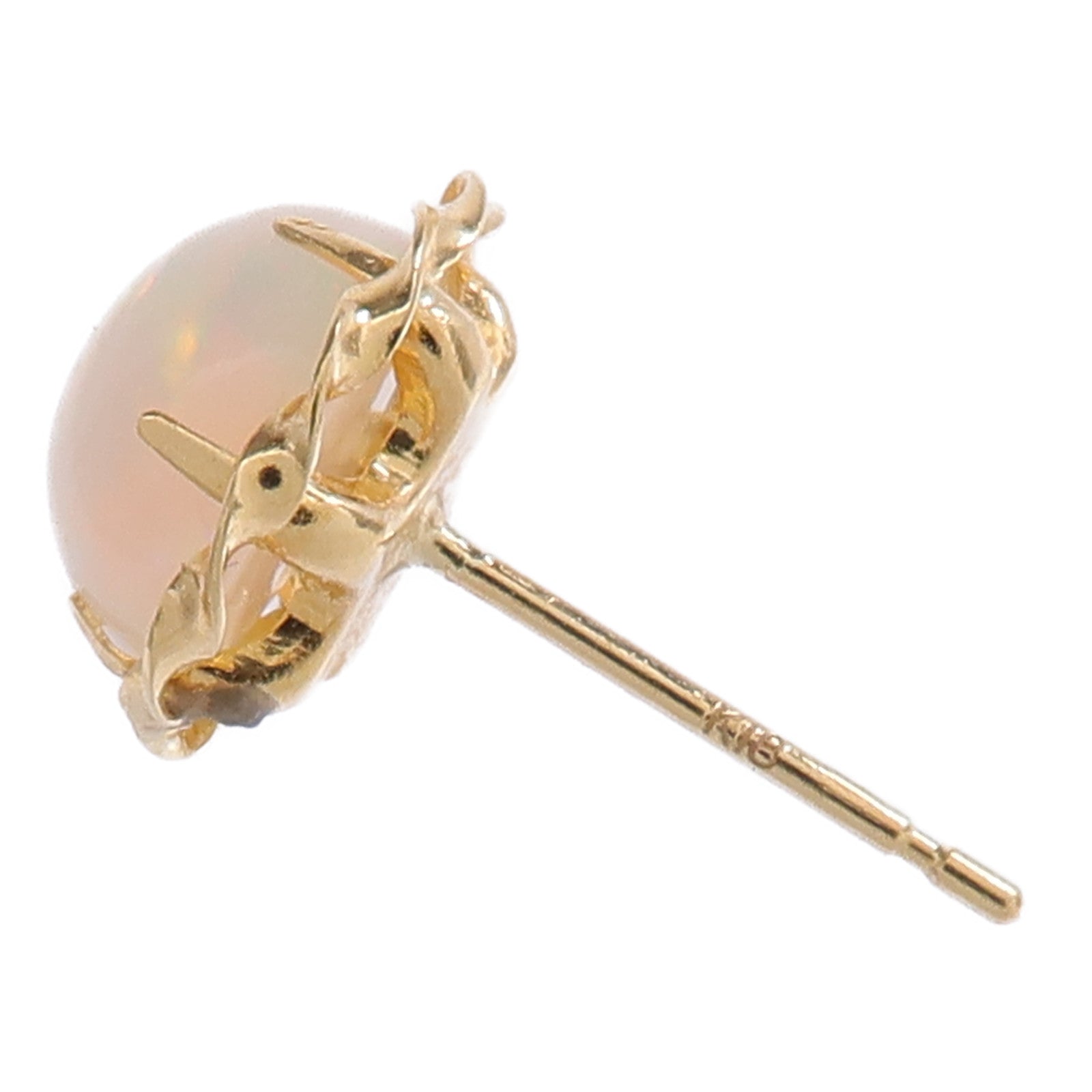 JEWELRY 18K黃金Opal Earrings蛋白石耳環 – Brand Off Hong Kong Online Store