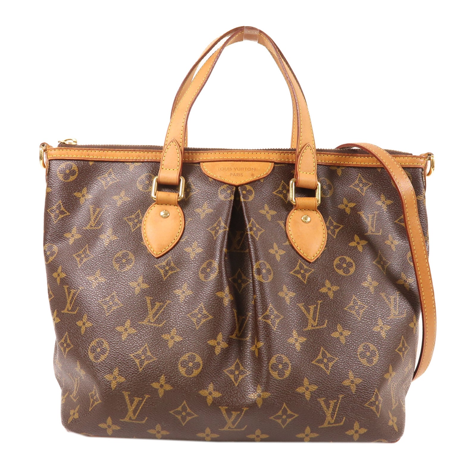 LOUIS VUITTON Monogram Palermo PM金扣手挽肩背兩用袋棕色 – Brand Off Hong Kong ...