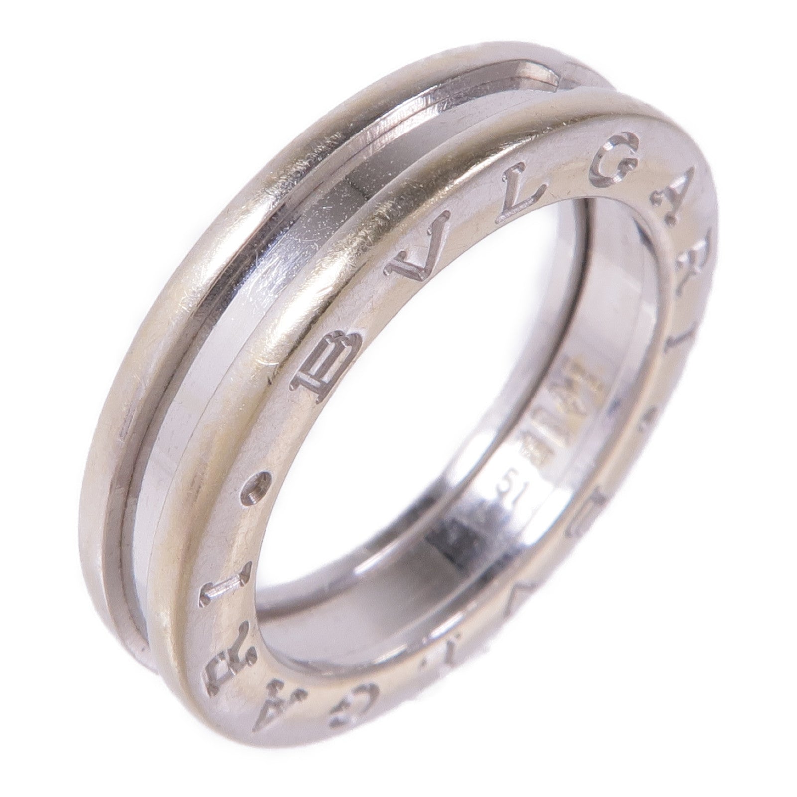 BVLGARI 18K白金B-zero1 1 Band戒指Bvlgari#51/US#5.5 – Brand Off Hong Kong Online Store