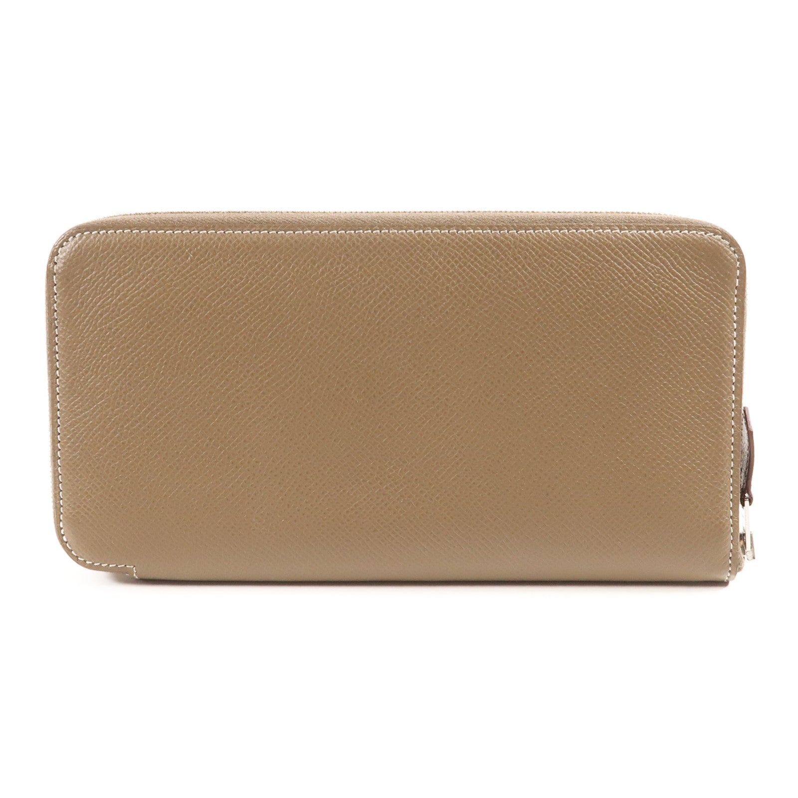 HERMES Epsom皮革Silk In Long Wallet銀扣長錢包Etoupe – Brand Off Hong Kong ...