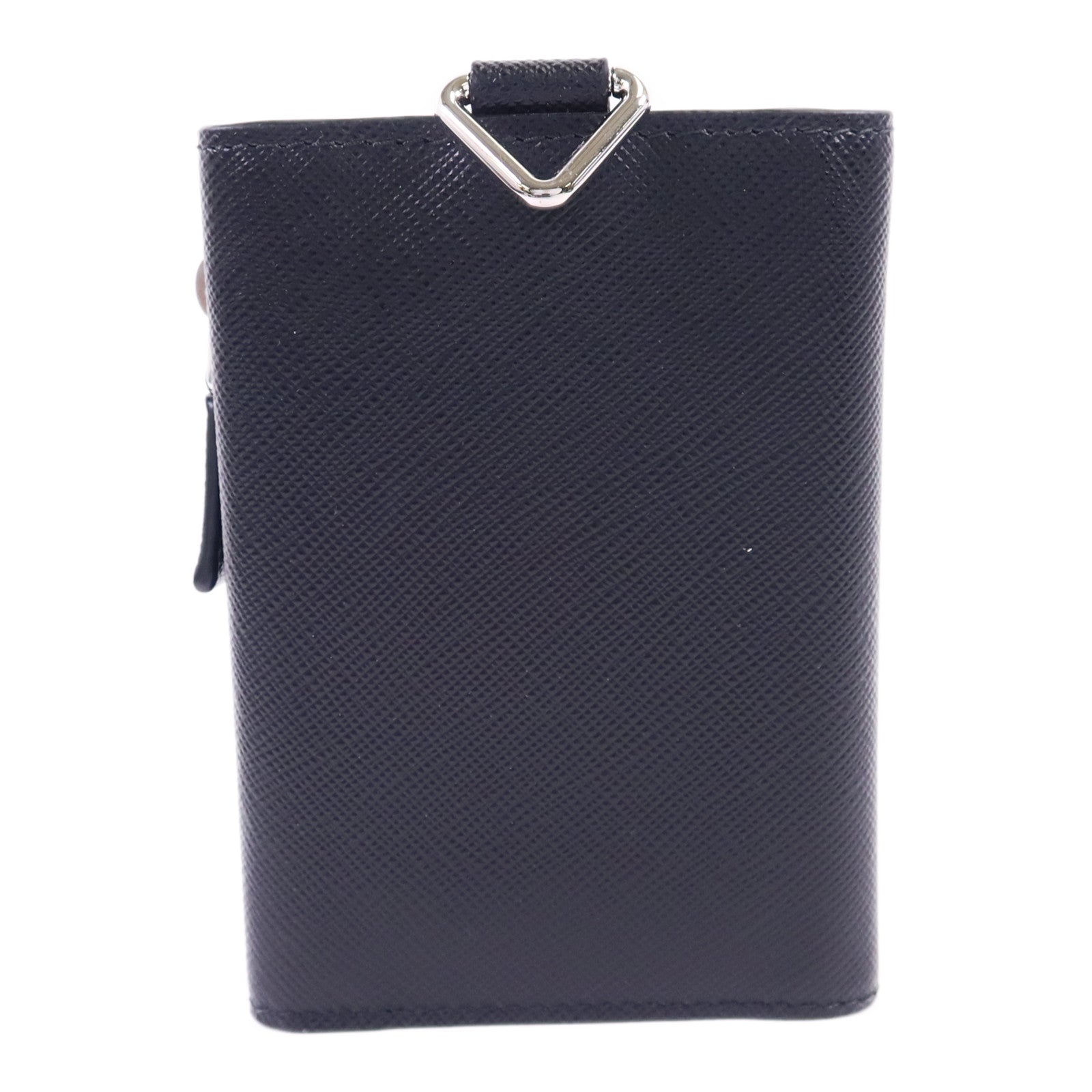PRADA Saffiano皮革Trifold Wallet銀扣錢包 – Brand Off Hong Kong Online Store