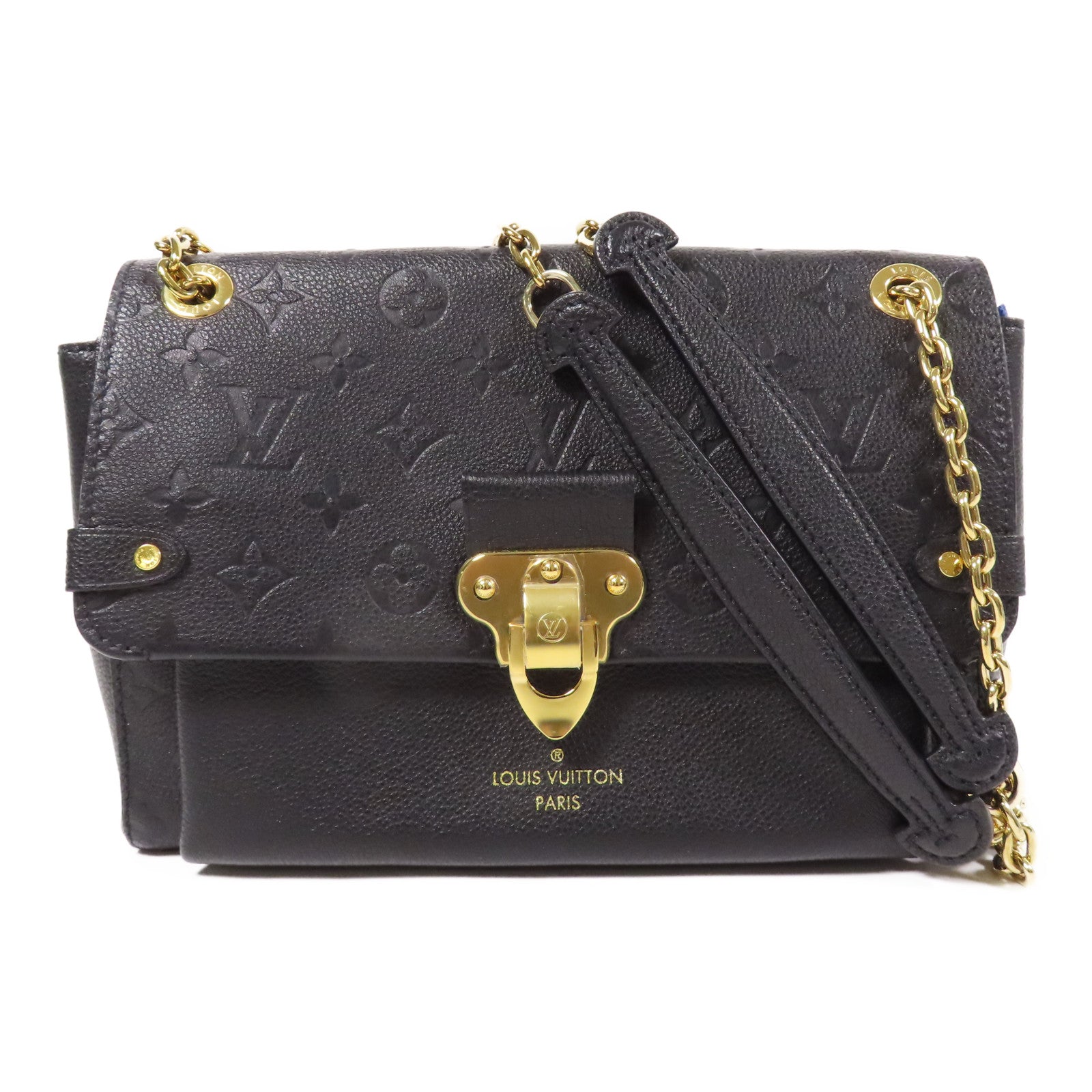 LOUIS VUITTON LV GHW Vavin PM Shoulder Bag M44151 Monogram Empreinte B ...