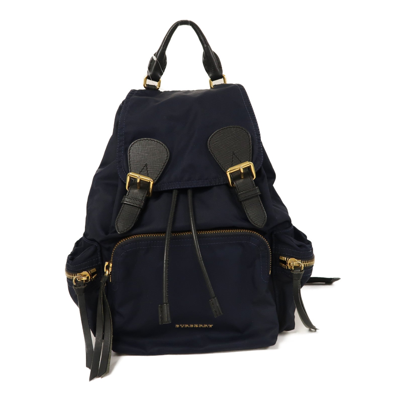 BURBERRY 尼龍Backpack金扣背包深藍色 – Brand Off Hong Kong Online Store