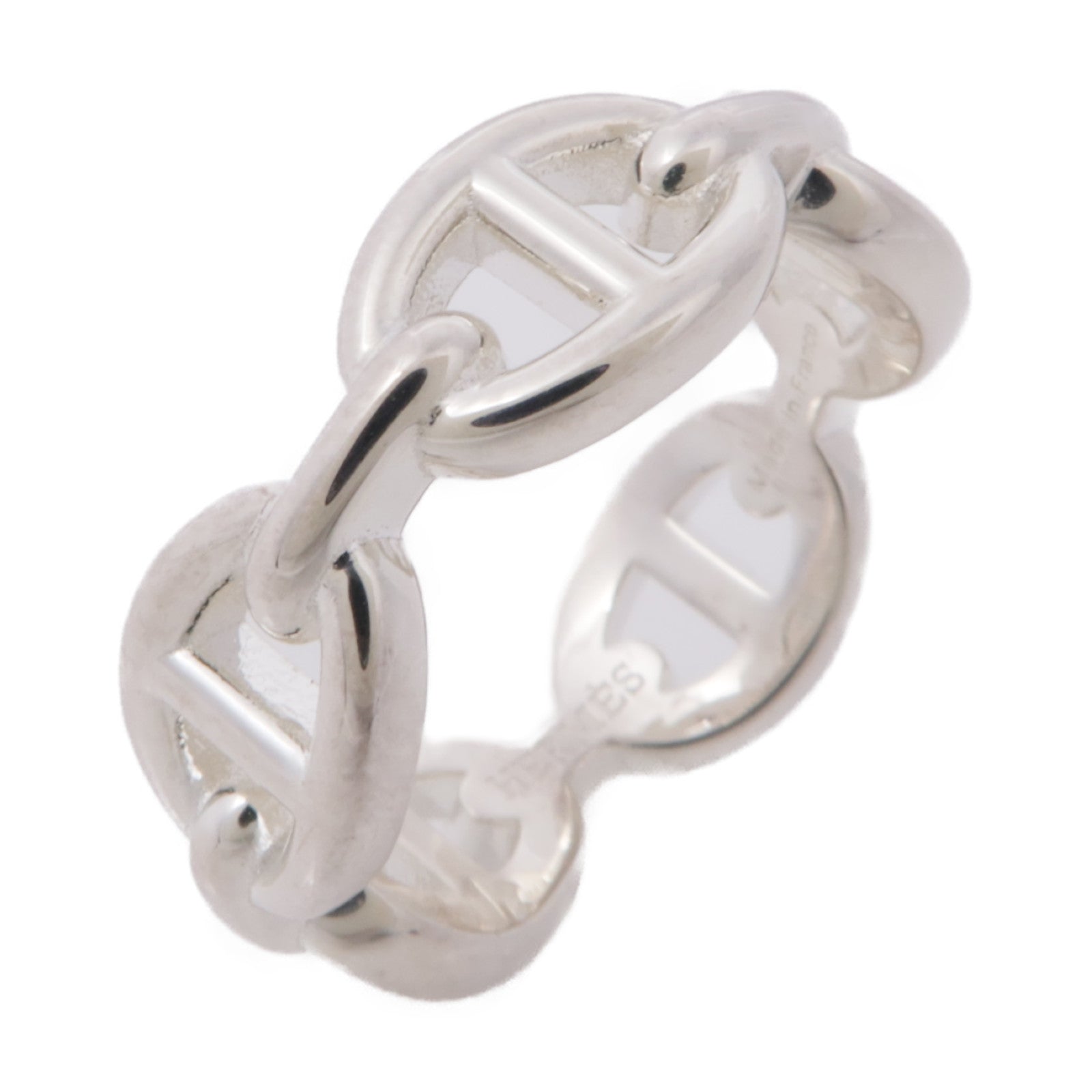 HERMES 925純銀Chaine d'ancre Enchainee Ring戒指US#6.25 – Brand Off Hong Kong Online Store