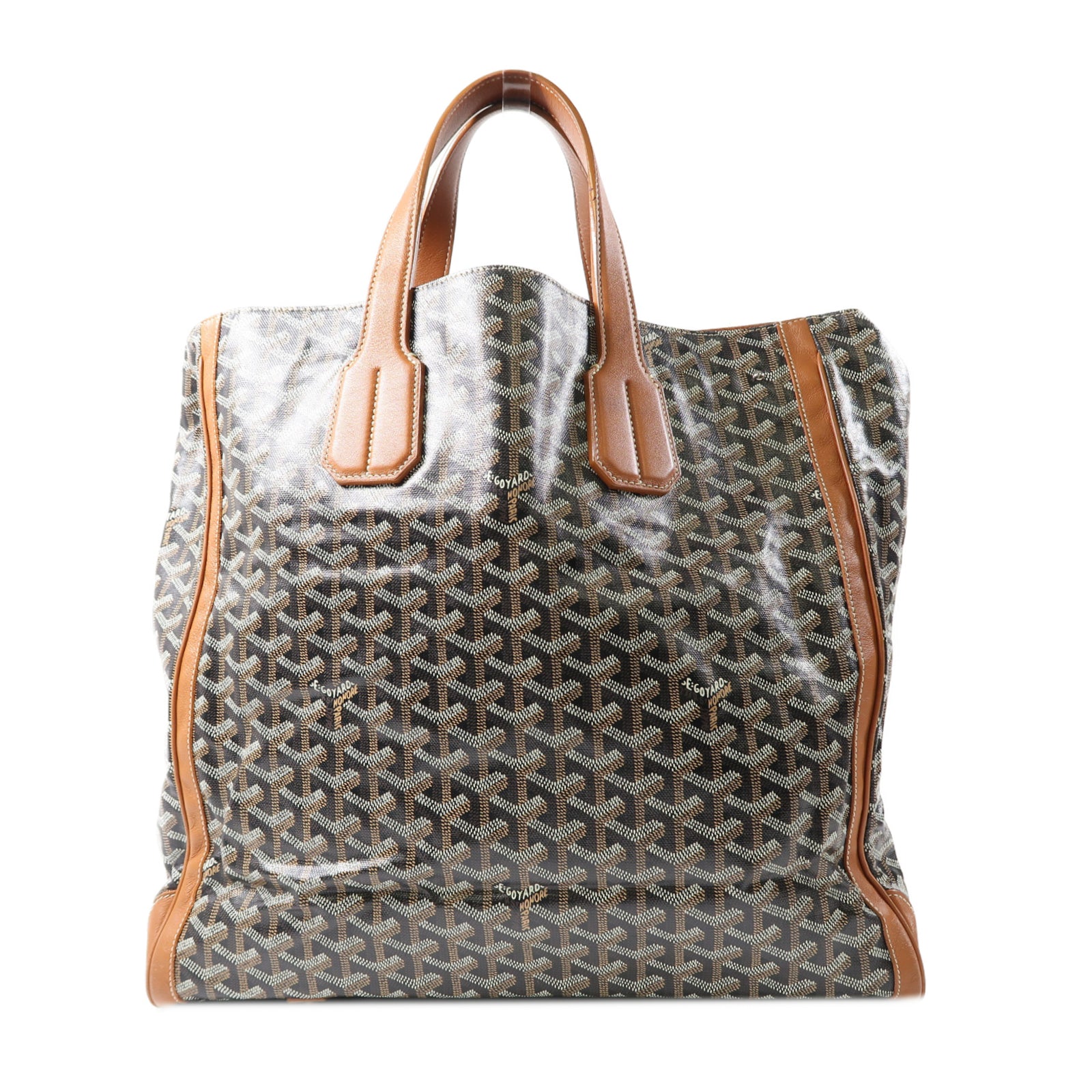 GOYARD 塗層帆布Tote Bag銀扣手挽袋啡色 – Brand Off Hong Kong Online Store