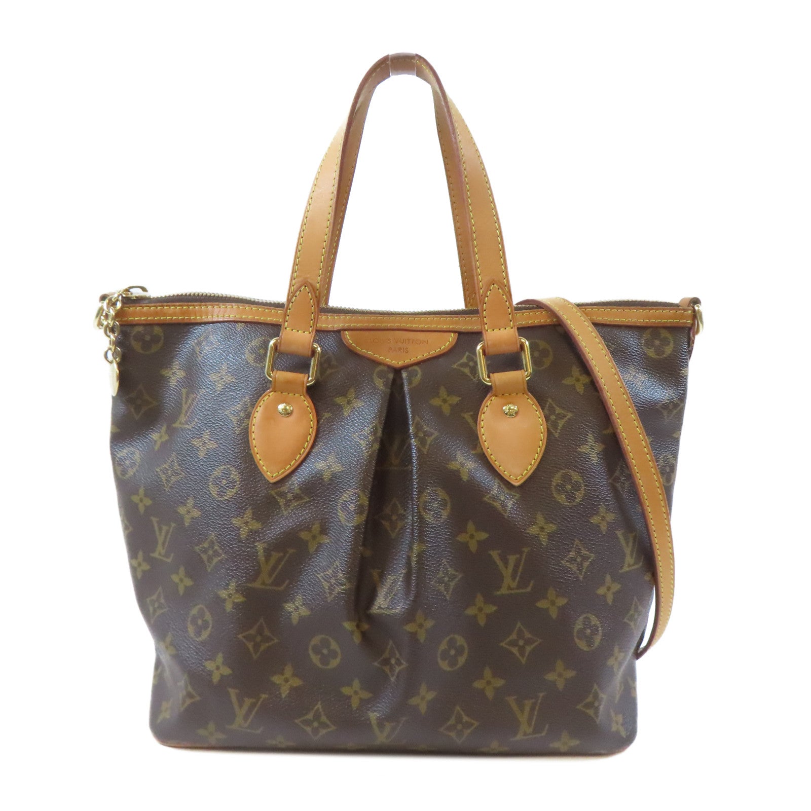 LOUIS VUITTON Monogram Palermo PM金扣手挽肩背兩用袋啡色 – Brand Off Hong Kong ...