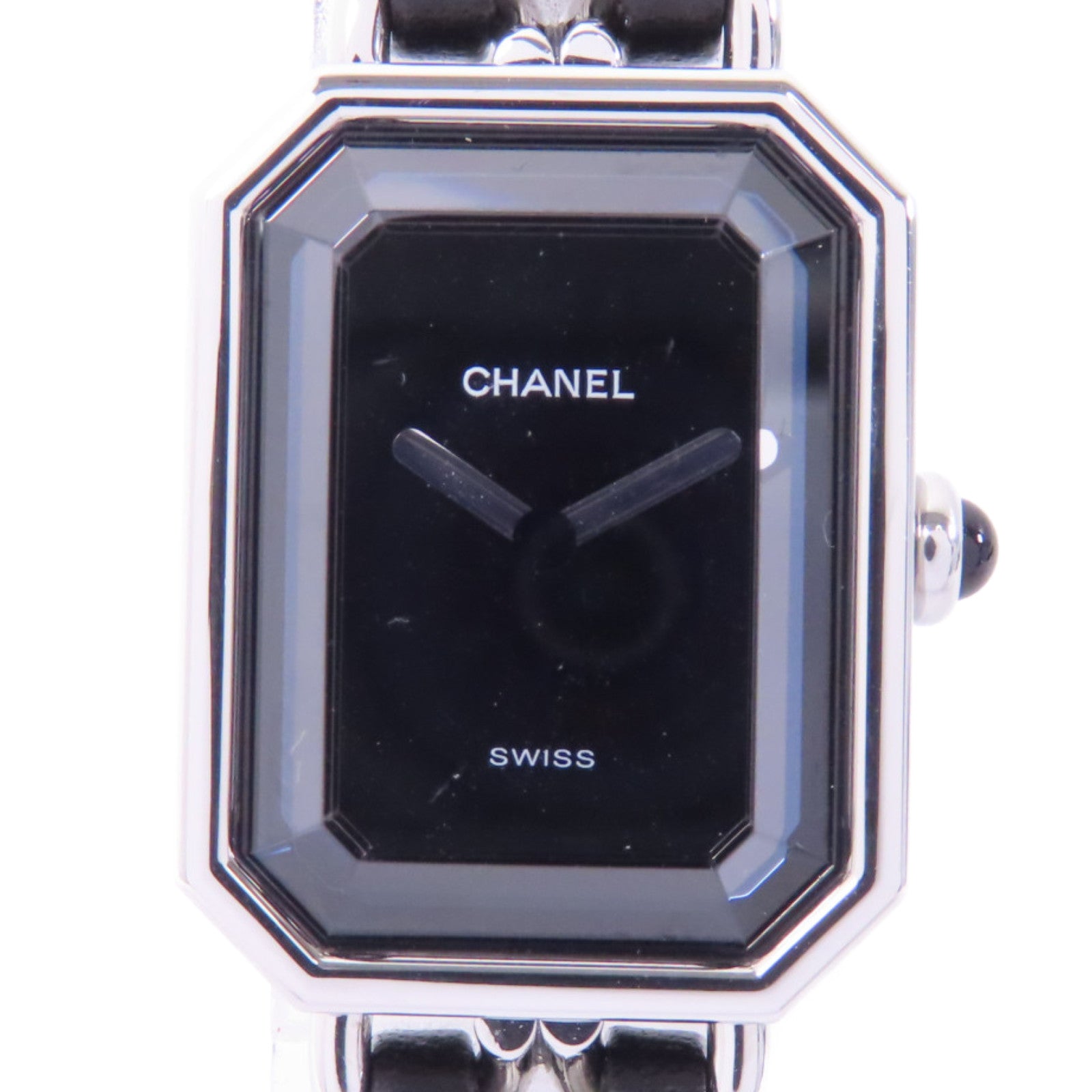 CHANEL Premiere M不鏽鋼手錶石英機芯黑色 – Brand Off Hong Kong Online Store