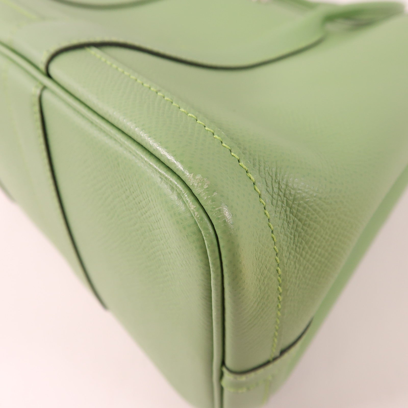 HERMES Epsom皮革Garden Party TPM銀扣手挽袋Vert Criquet – Brand Off Hong Kong ...