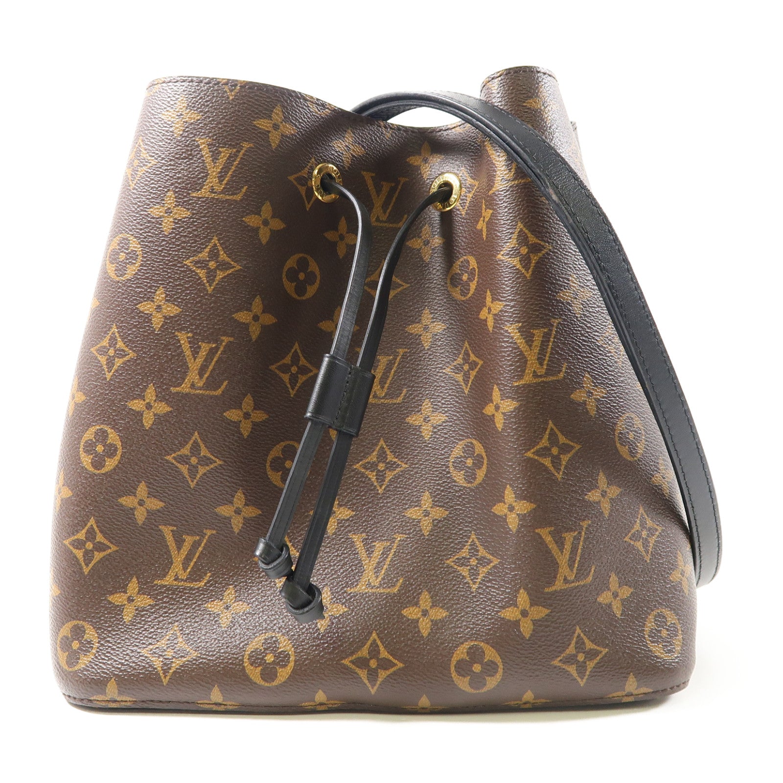 LOUIS VUITTON Monogram Neo Noe MM金扣肩背袋啡色/黑色 – Brand Off Hong Kong ...