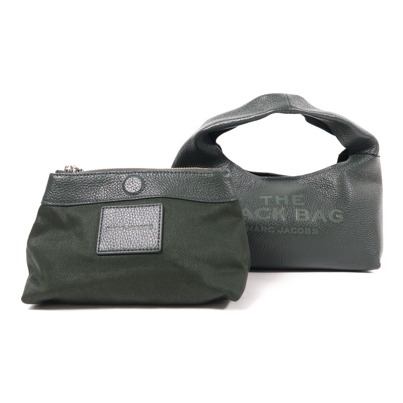 MARC JACOBS 牛皮皮革Mini Sack Bag銀扣手挽袋 – Brand Off Hong Kong Online Store