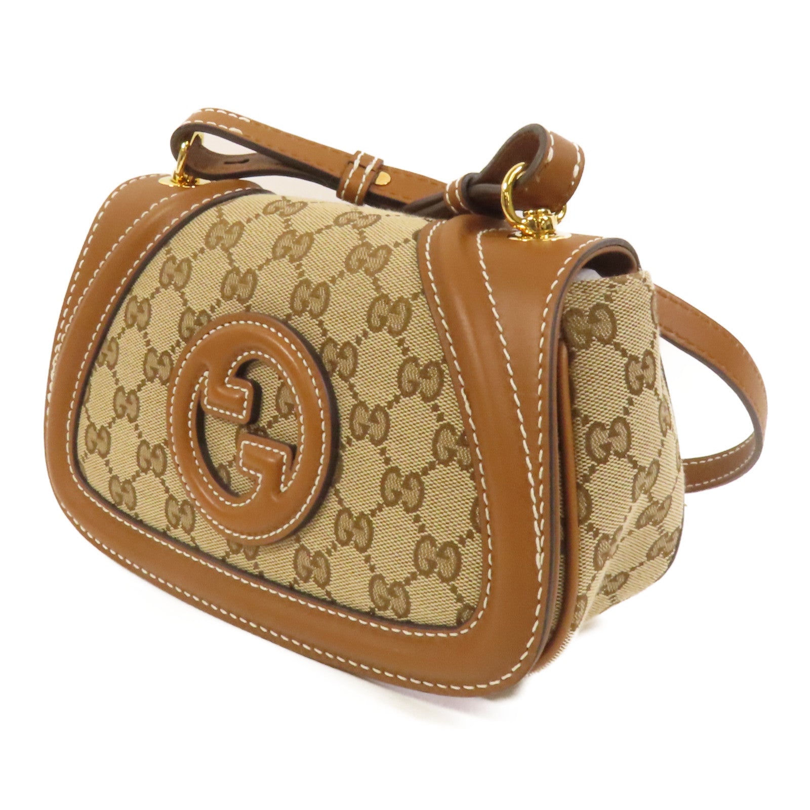 GUCCI 帆布Blondie金扣肩背袋 – Brand Off Hong Kong Online Store