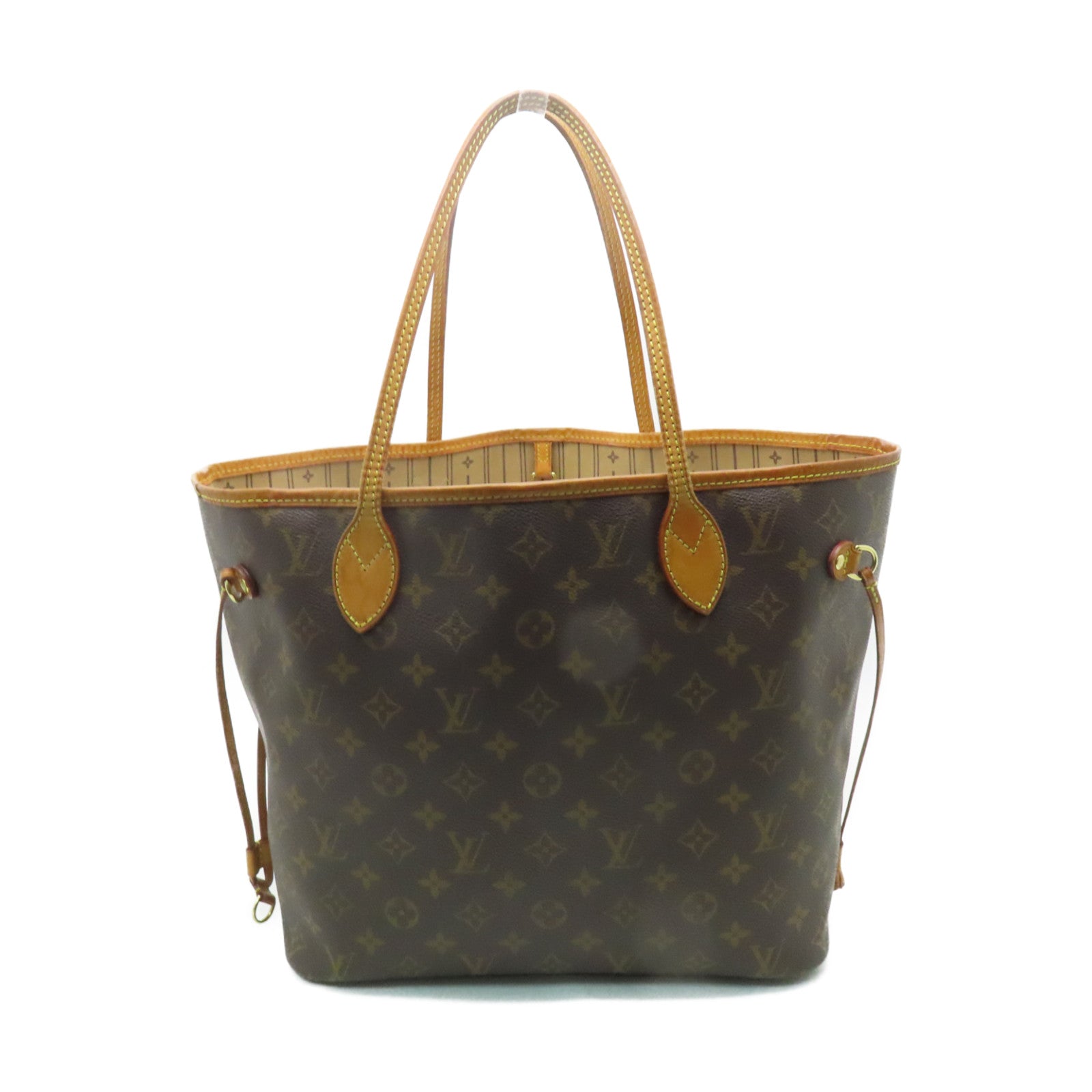 LOUIS VUITTON Monogram Neverfull MM金扣手挽袋啡色 – Brand Off Hong Kong Online ...