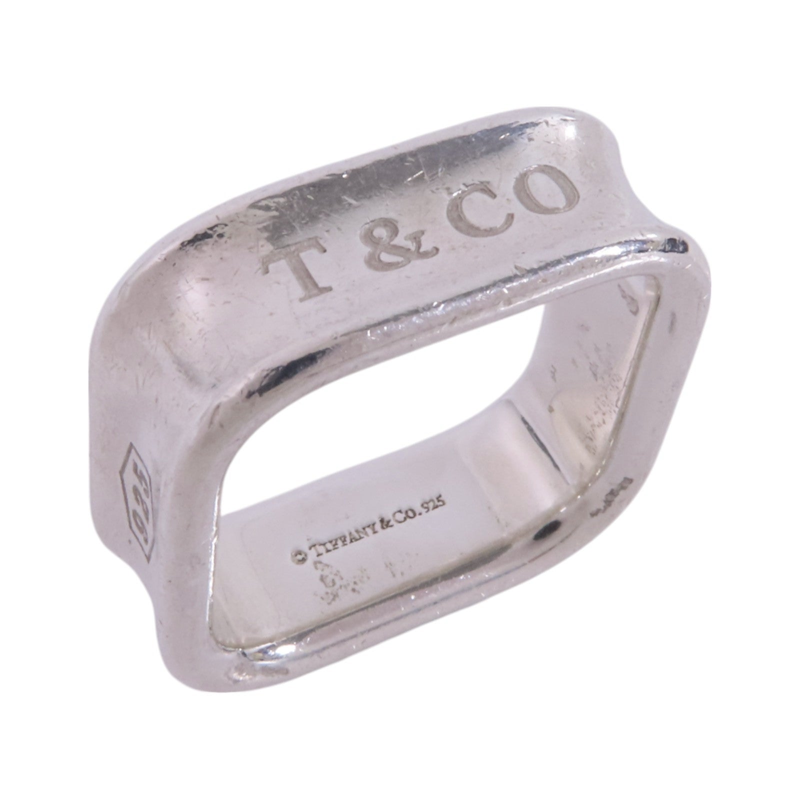 TIFFANY＆CO 925純銀1837 Square Silver Ring戒指US#6.5 – Brand Off Hong Kong Online Store