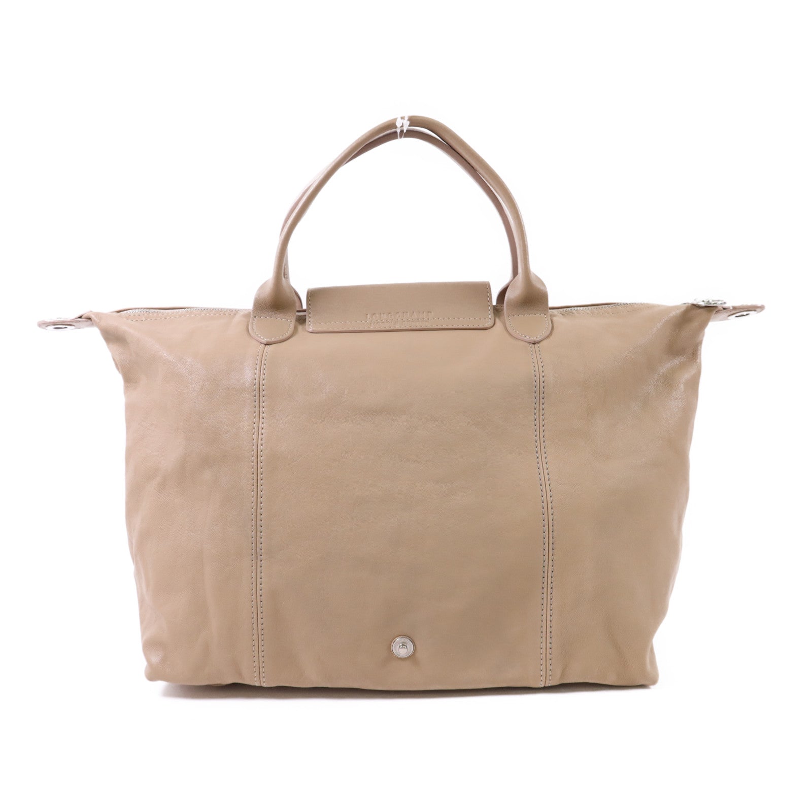 Longchamp 羊皮皮革Shoulder Bag銀扣肩背袋 – Brand Off Hong Kong Online Store