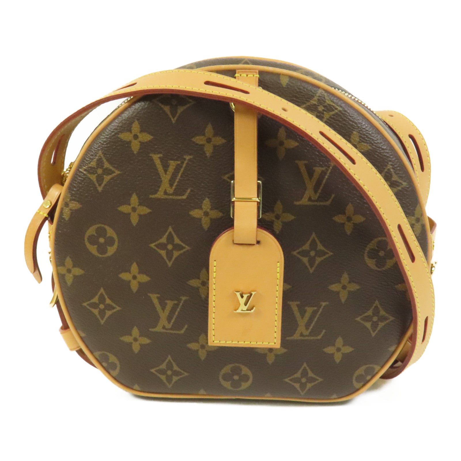 LOUIS VUITTON Monogram Boite Chapeau Souple金扣肩背袋棕色 – Brand Off Hong ...