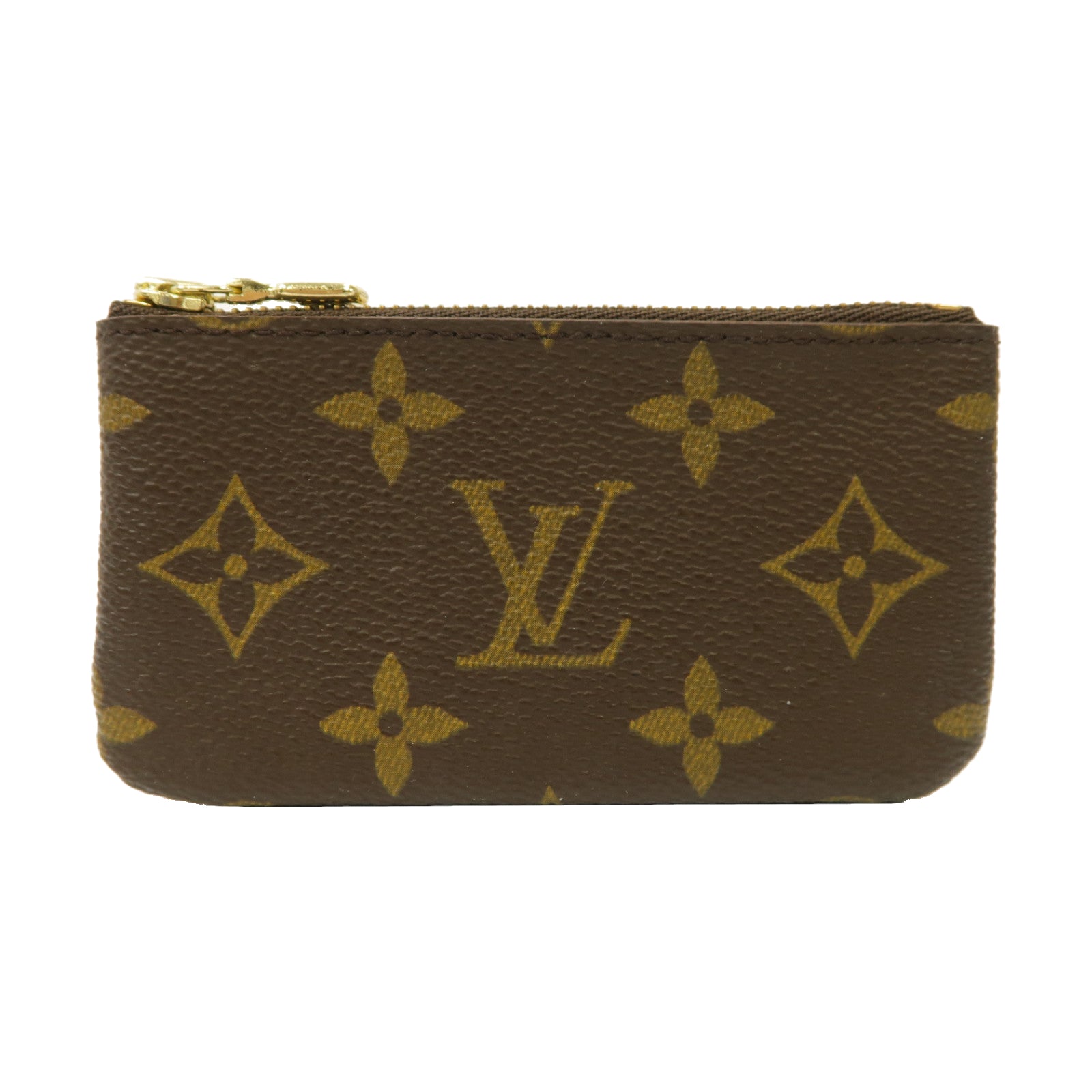 LOUIS VUITTON Monogram Key Pouch金扣鑰匙零錢包啡色 – Brand Off Hong Kong Online ...