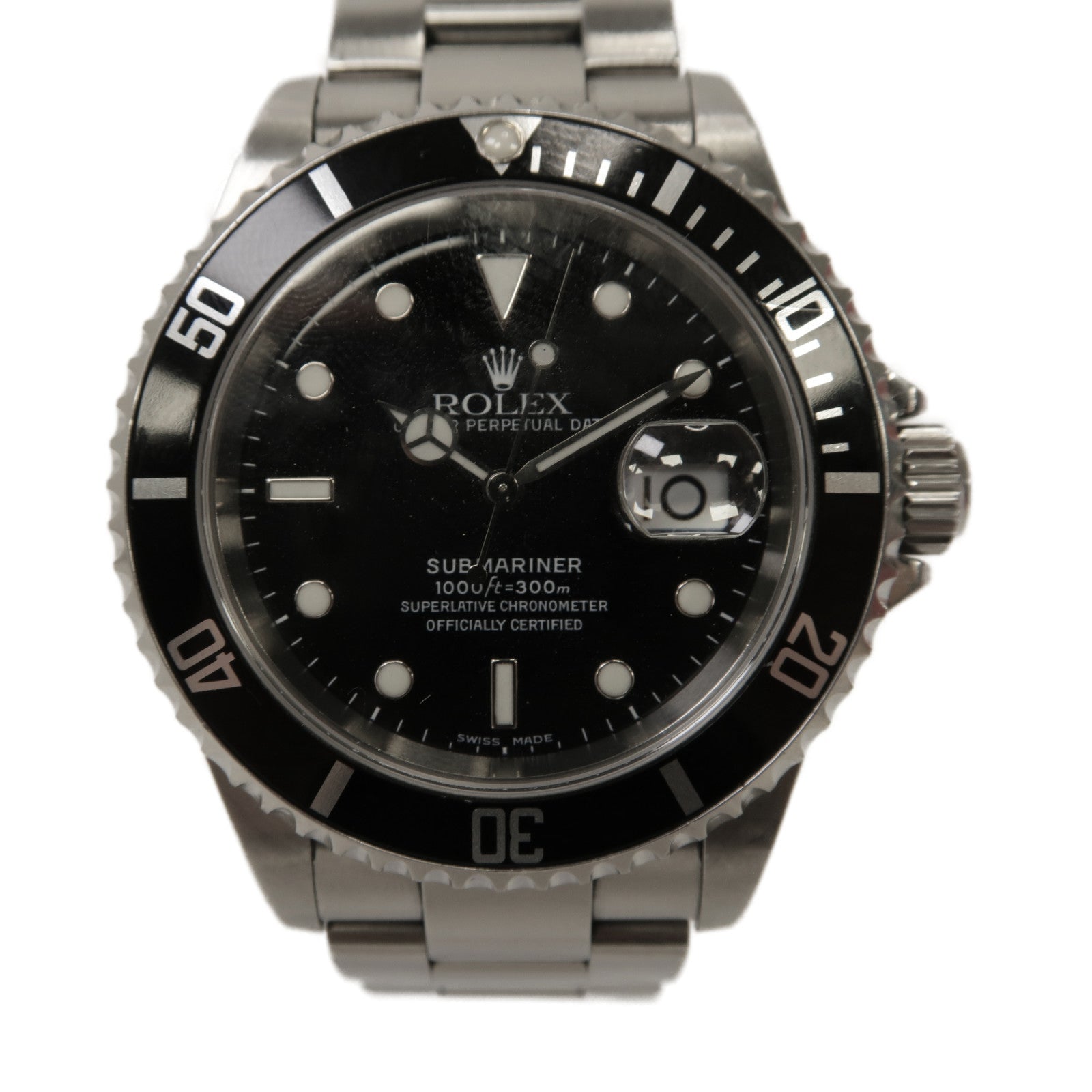 ROLEX Submariner 40mm不鏽鋼自動機芯手錶黑色 – Brand Off Hong Kong Online Store
