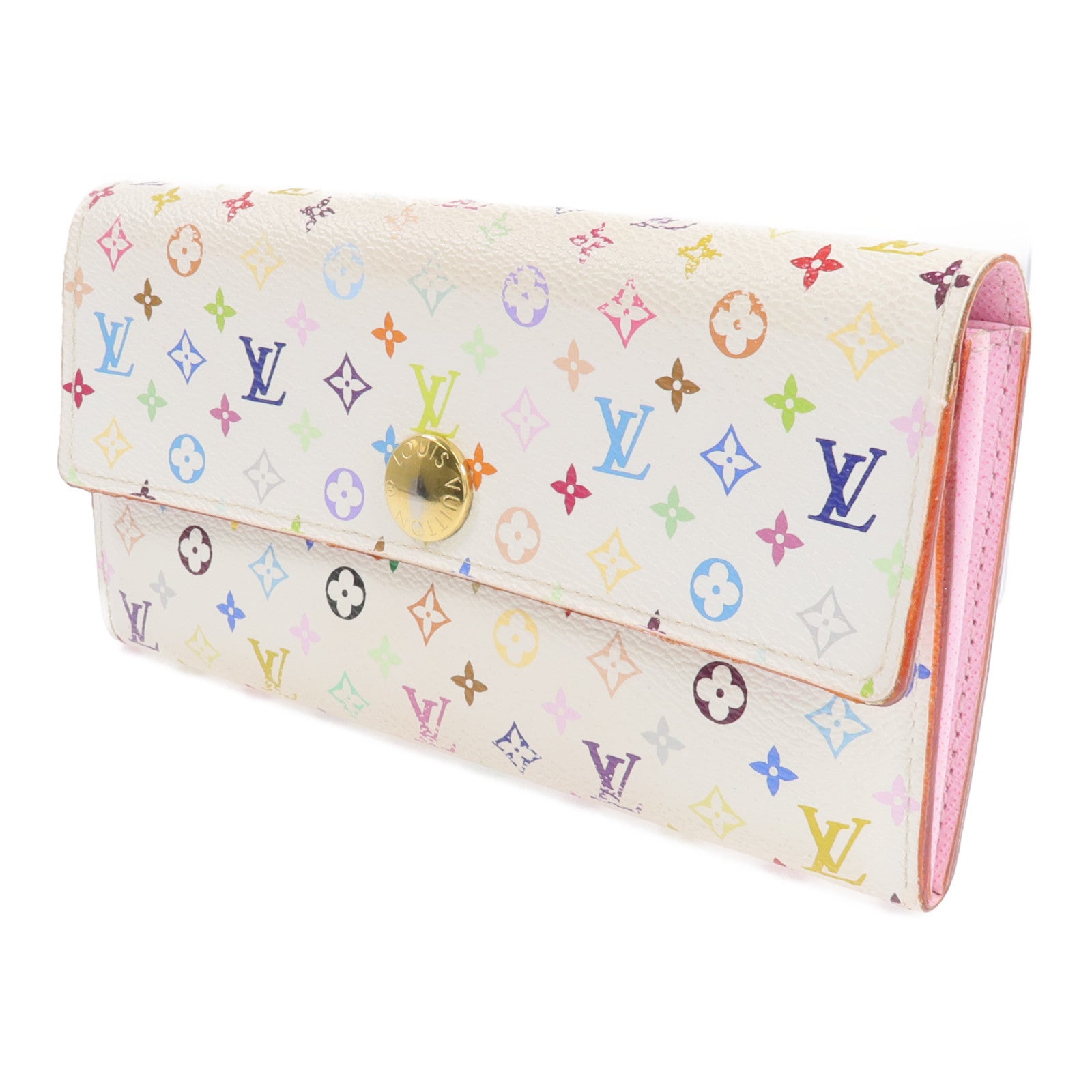 LOUIS VUITTON Monogram Multicolor Sarah Long Wallet金扣長錢包 – Brand Off ...