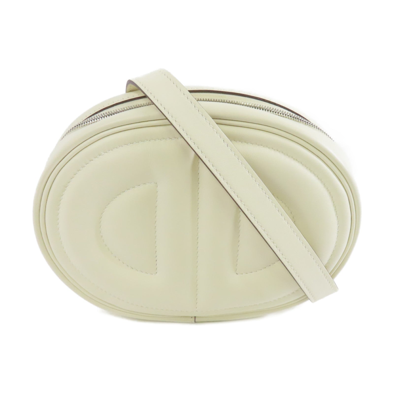 HERMES Swift皮革 In the loop銀扣腰包Nata/Lime白色/黃色 – Brand Off Hong Kong ...